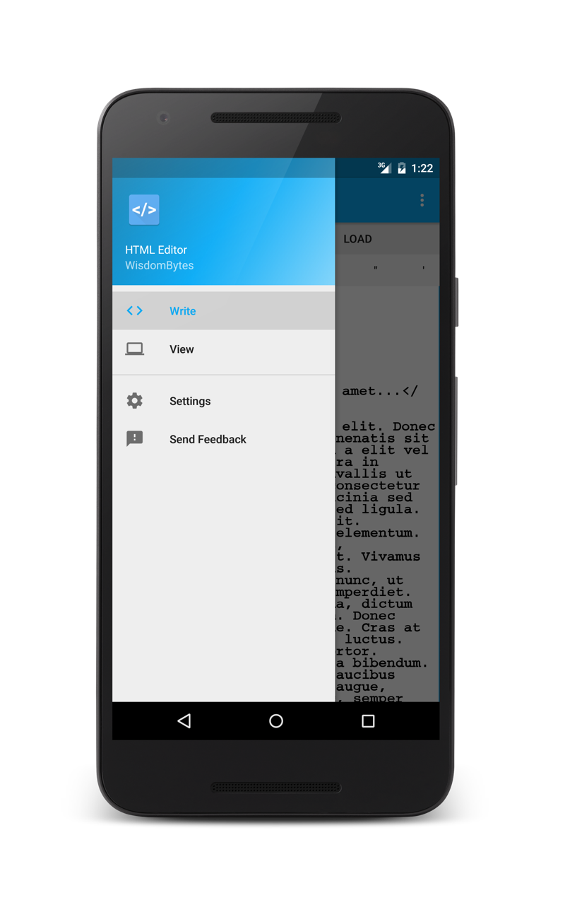 HTML Editor and Viewer - Application sur Amazon Appstore