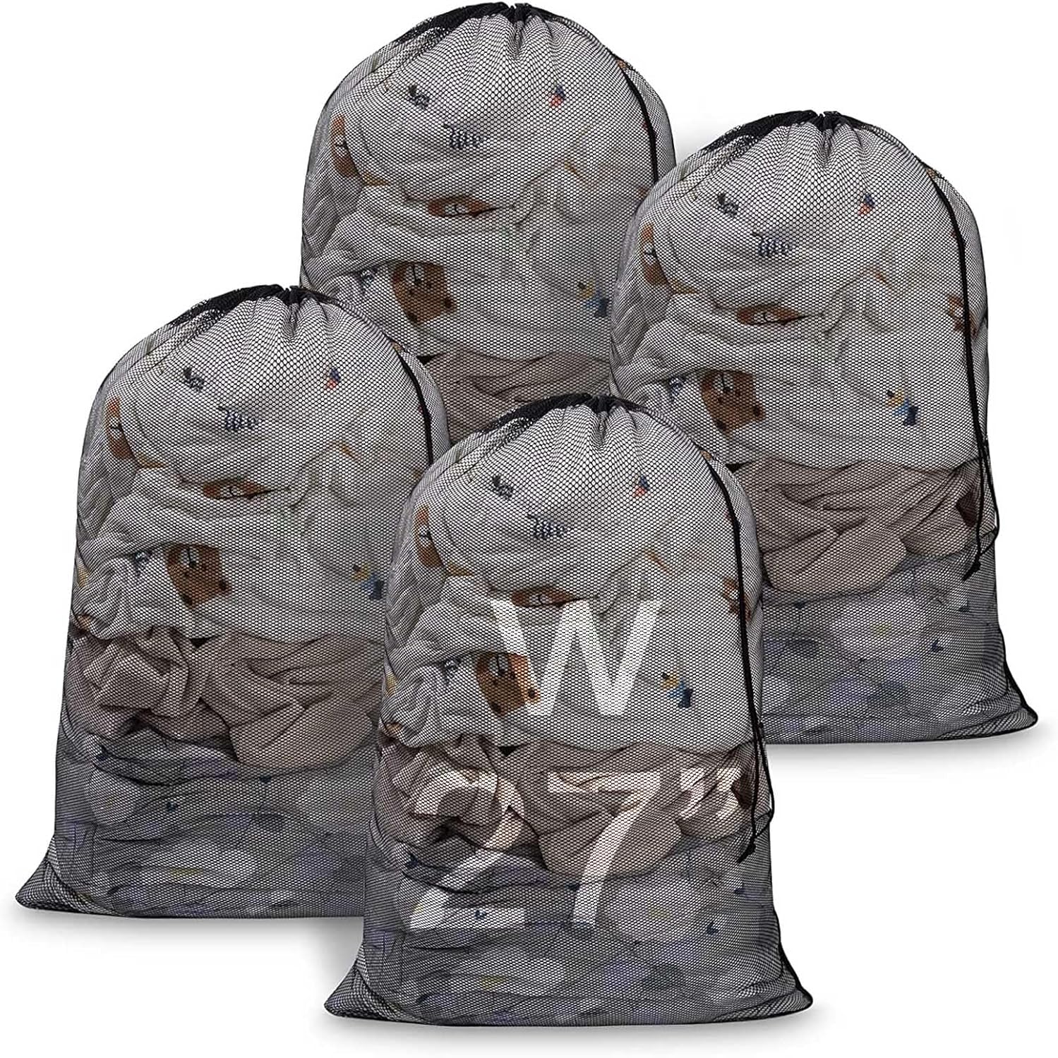 Amazon.com: Meowoo Large Mesh Laundry Bag, 27×36inch Heavy Duty Mesh ...