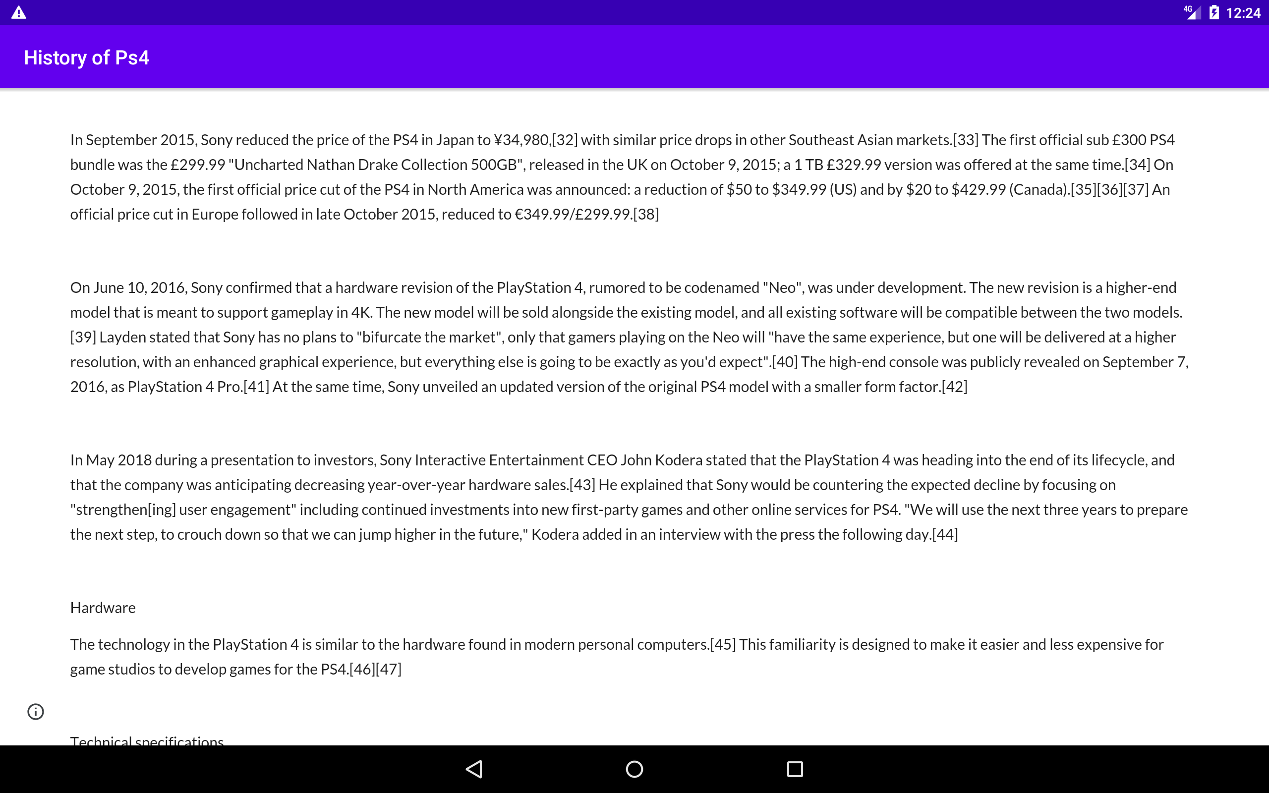 History Of Ps4 - App on Amazon Appstore