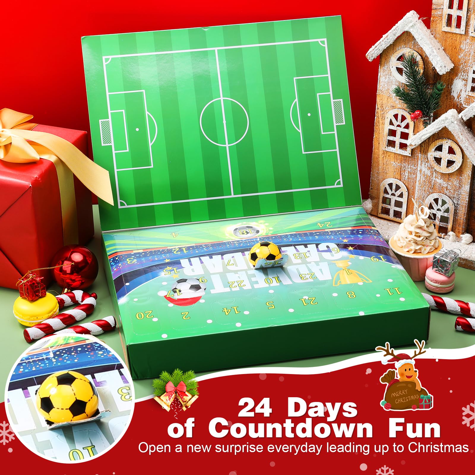 Football Advent Calendar 2025 for Kids Teens Adults Football Fans, 24 ...