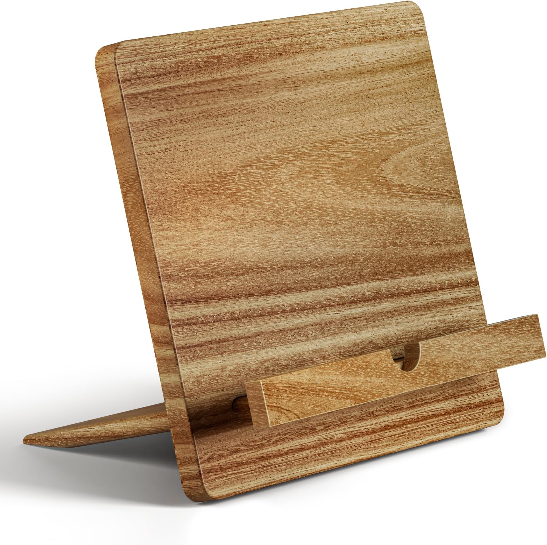 Amazon.com: Original Hinged Cookbook Holder - Acrylic Shield With Wood ...