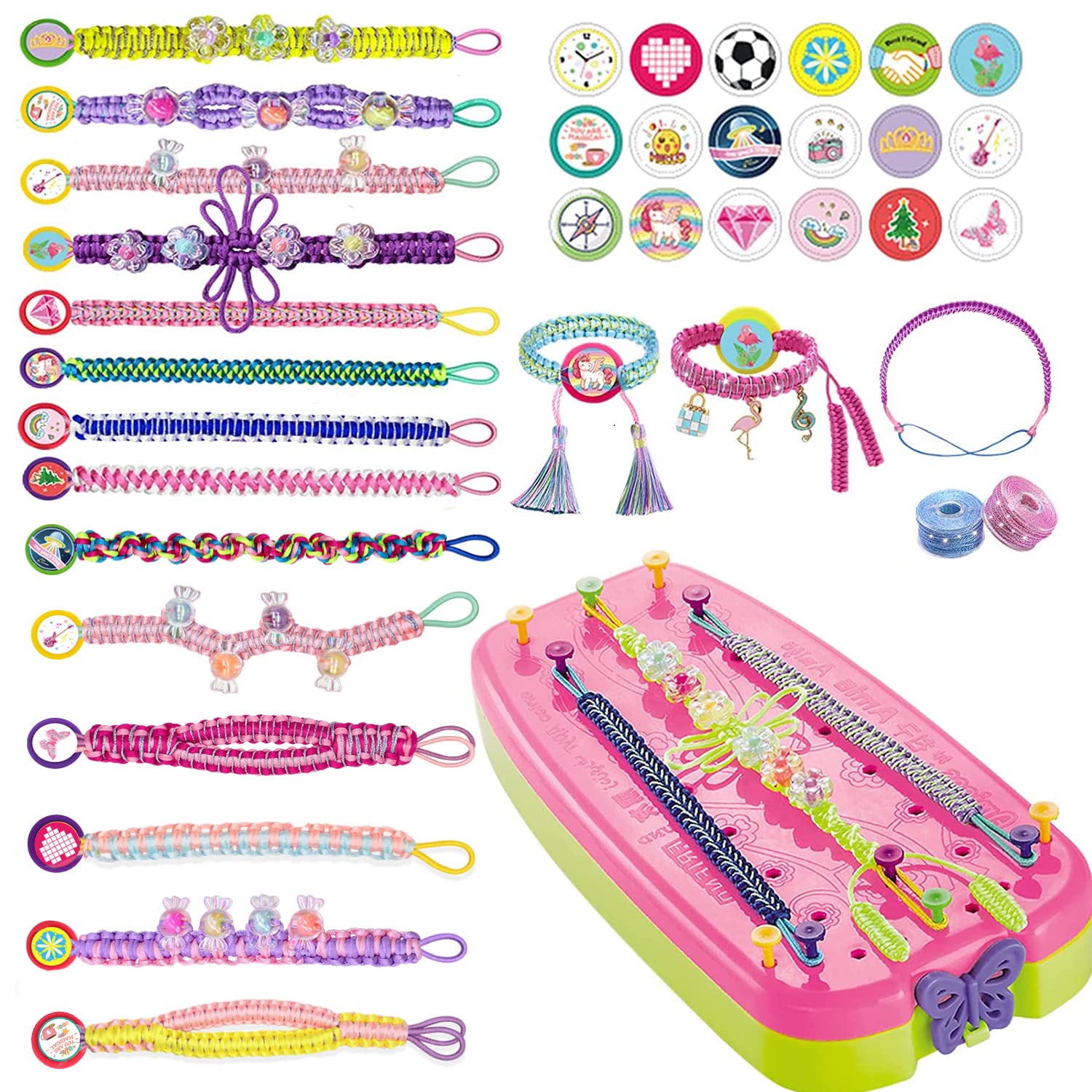 Qurhafoo Friendship Bracelet Making kit Toys Gifts Crafts for Girls ...