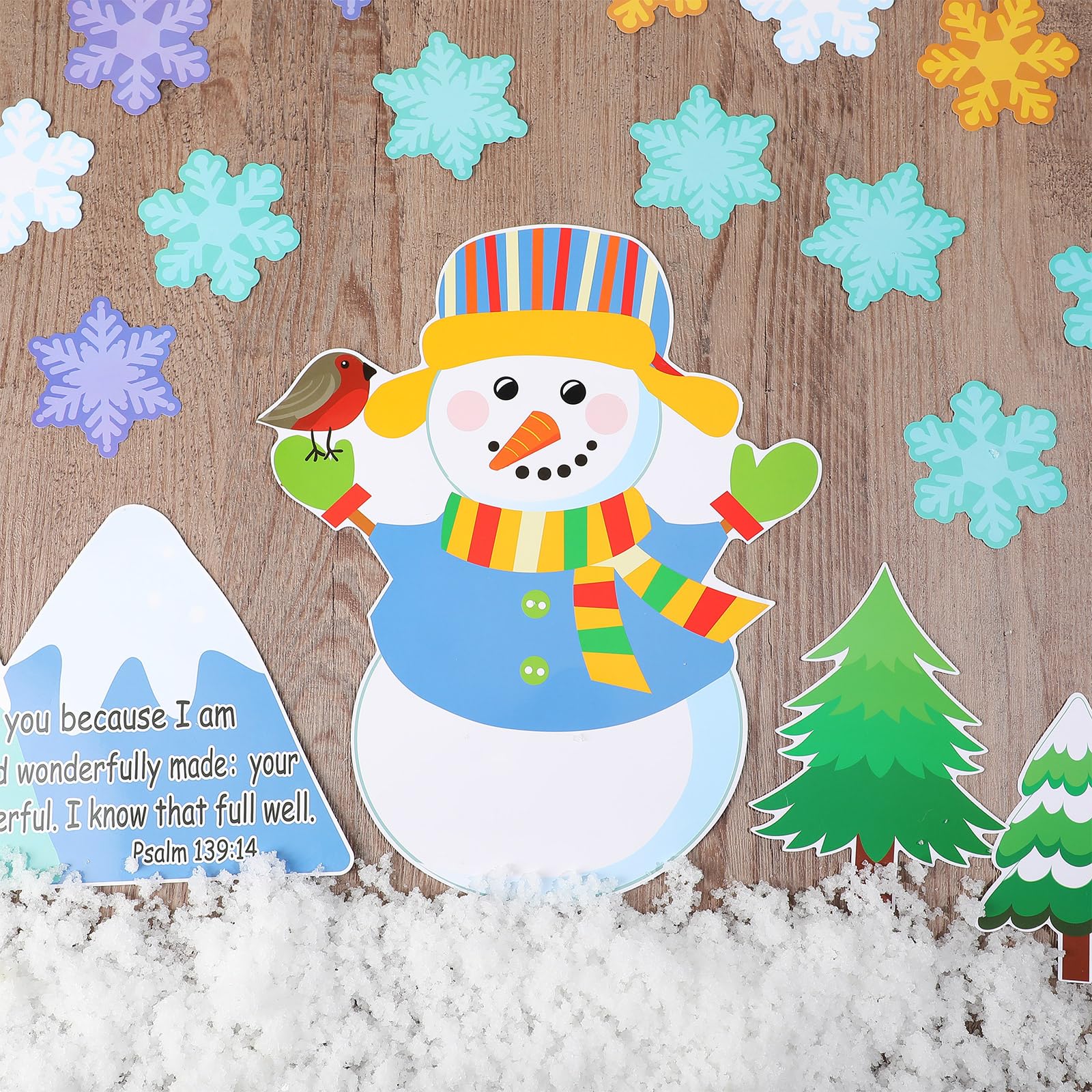 Snapklik.com : Winter Bulletin Board Decorations Set Christmas ...