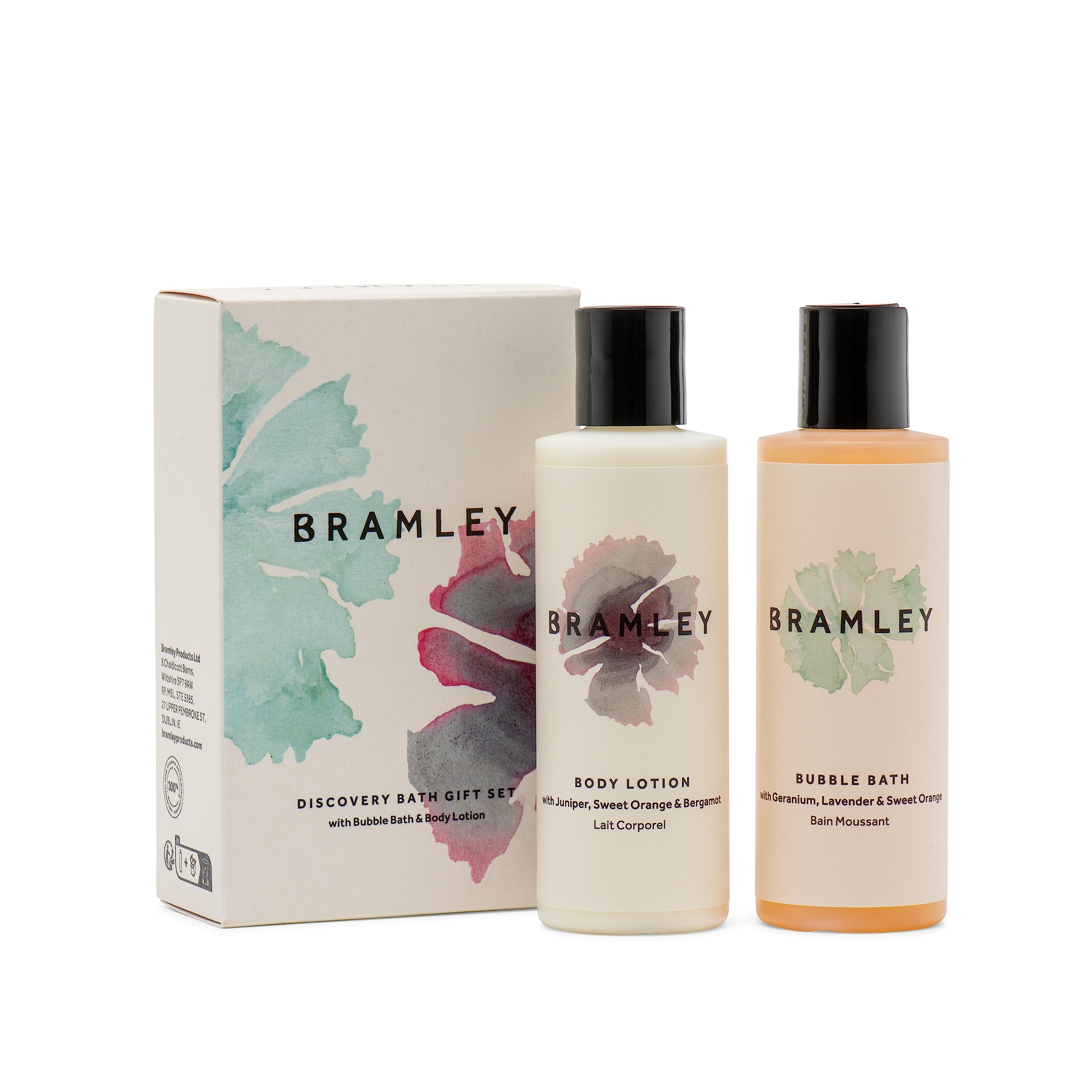 BRAMLEY Discovery Bath Set, 2x100ml | Contains 100ml Bubble Bath and ...