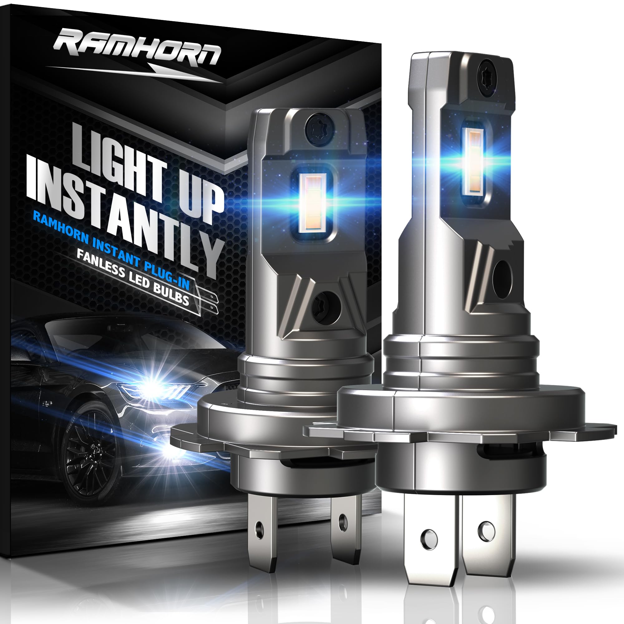 Snapklik.com : H7 Bulbs, 16000LM 70W Super Bright, No Adapter Required ...