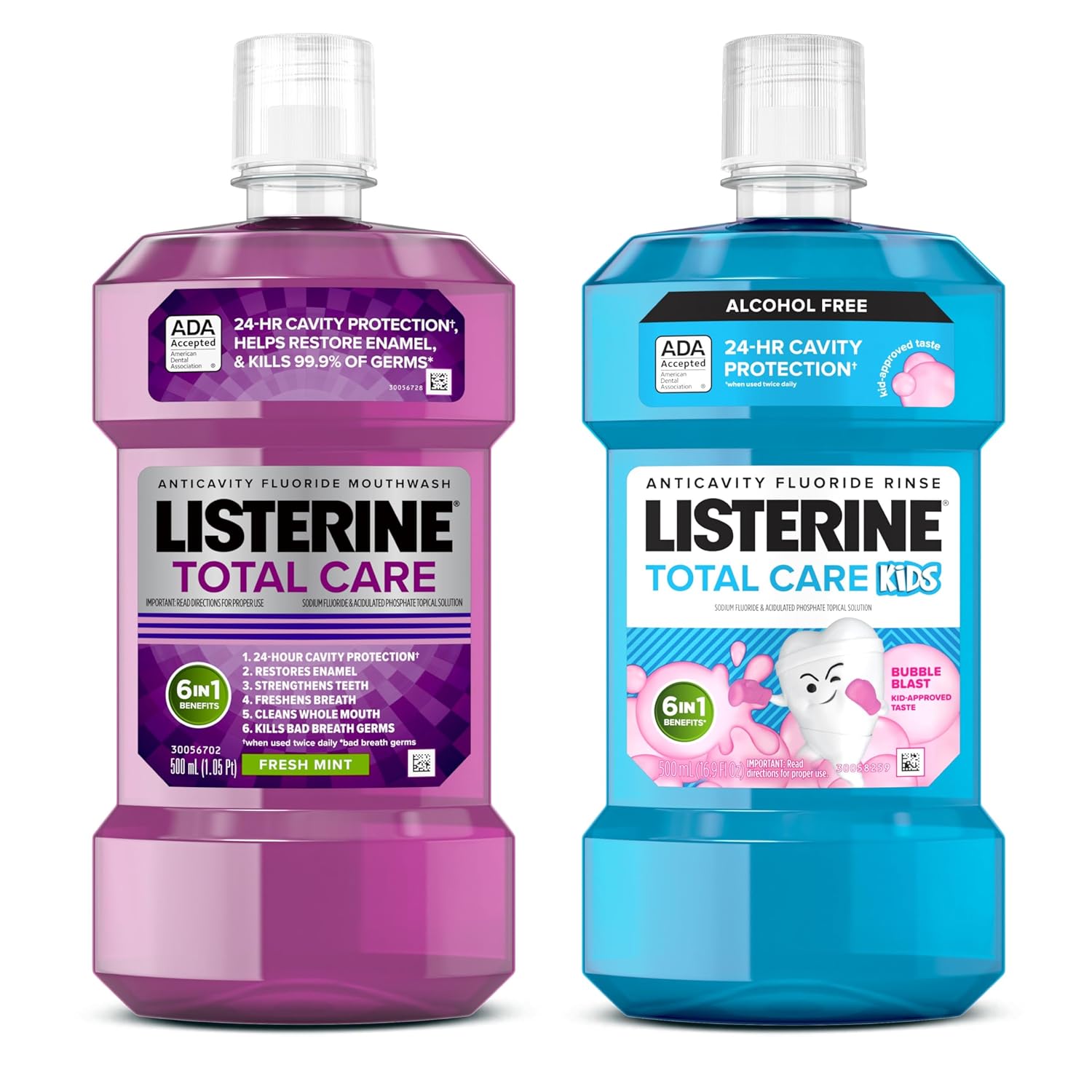 Amazon.com : Listerine Total Care Fresh Mint Anticavity Fluoride ...
