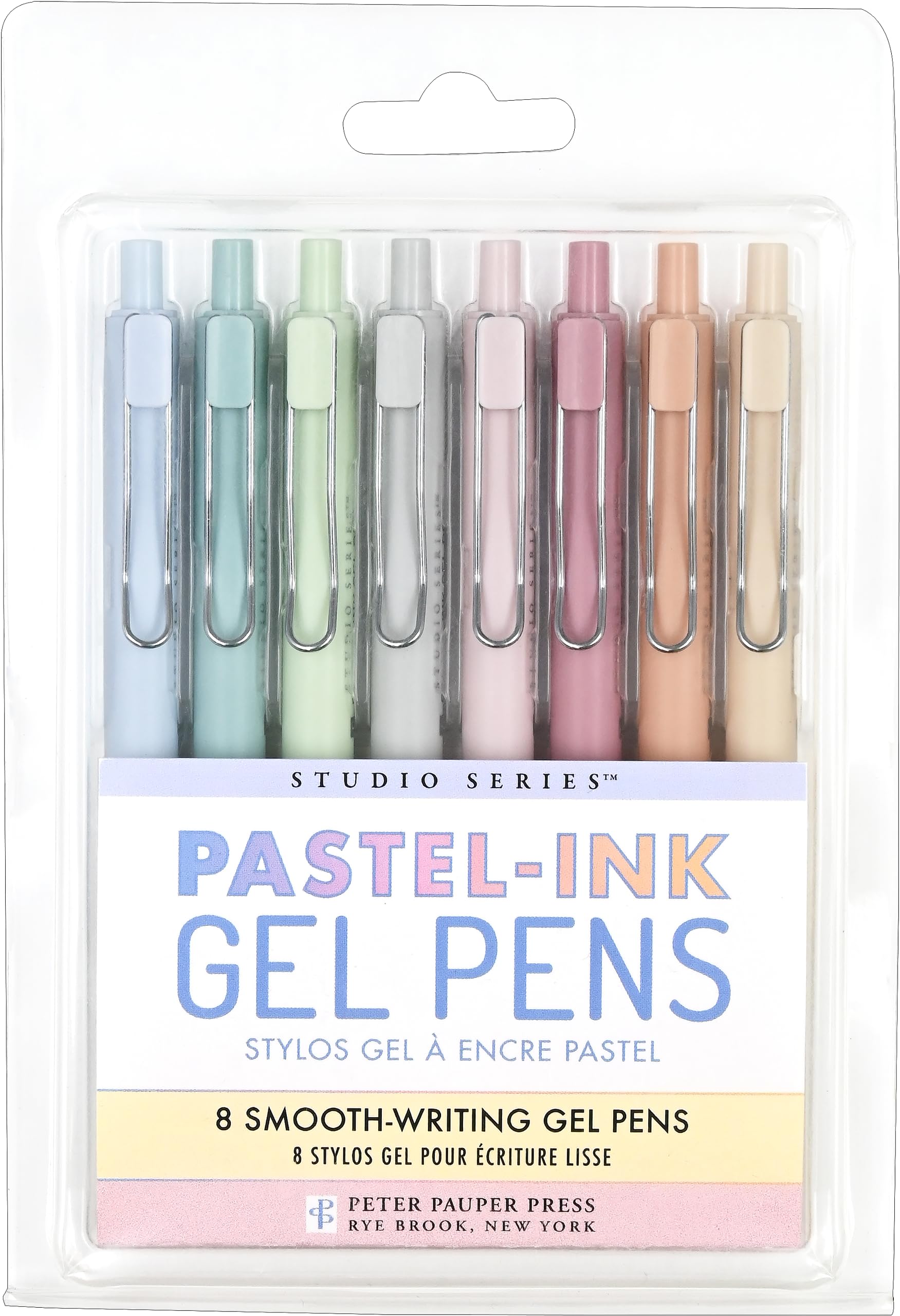 Pastel Gel Pens - 8 Smooth Writing Pens: Peter Pauper Press: 9781441344397: Amazon.com: Books