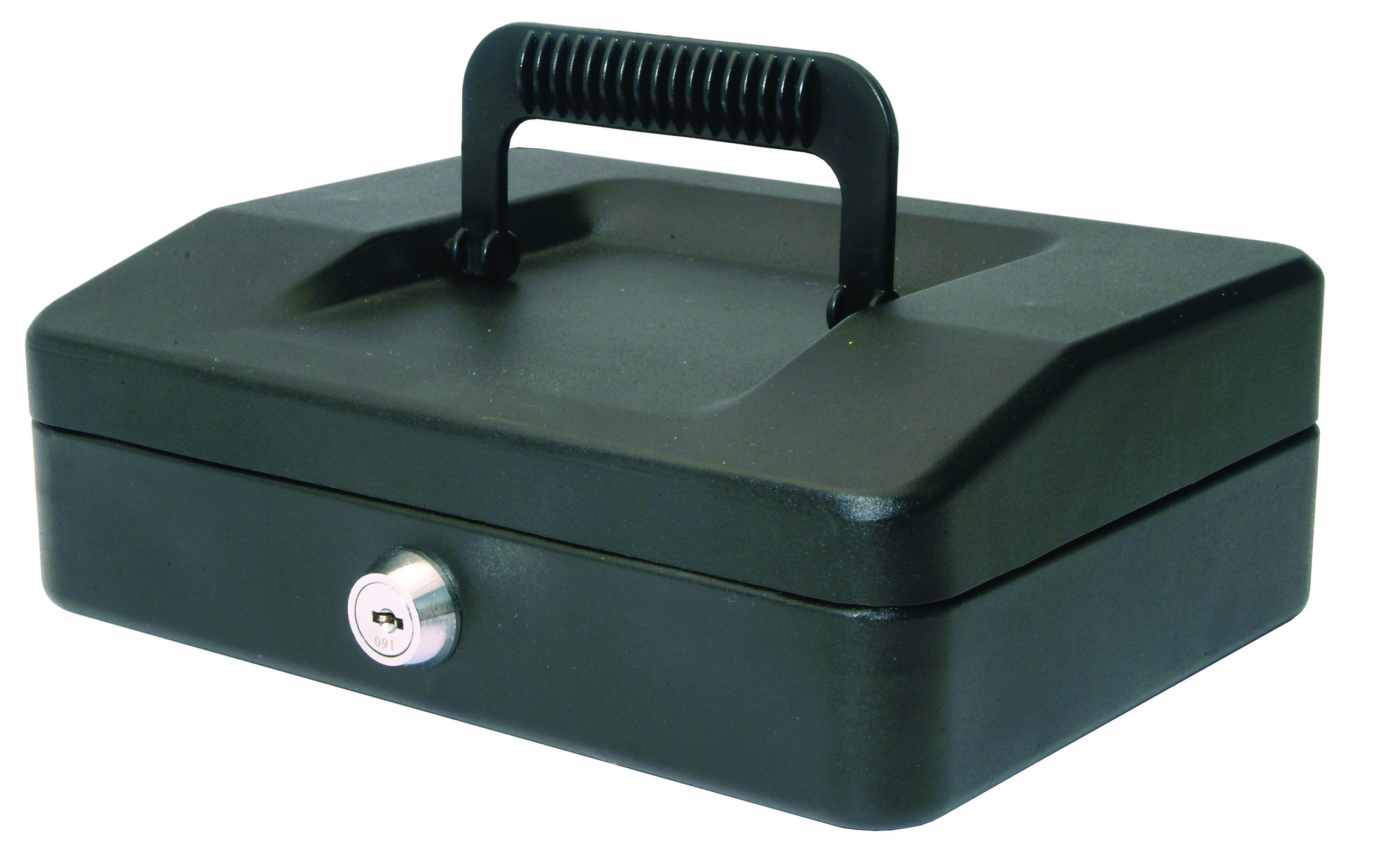 Amazon.com : Helix 8 inch Cash Box with Removable Coin Tray - Black ...