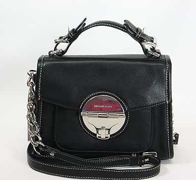 Amazon.com: NEW AUTHENTIC MICHAEL KORS MARGO MEDIUM SHOULDER LEATHER ...