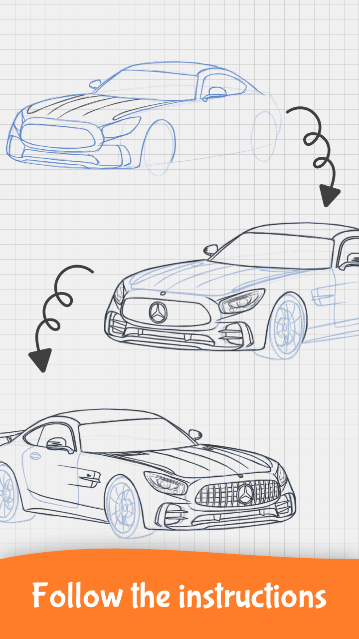 How to Draw Car : Step by Step Tutorials - App on Amazon Appstore