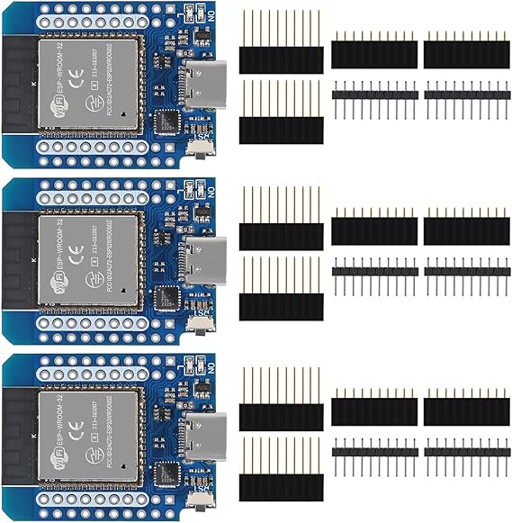 Amazon.com: AITRIP 3PCS Type C D1 Mini ESP32 ESP-WROOM-32 CP2104 WLAN WiFi+Bluetooth Internet of ...