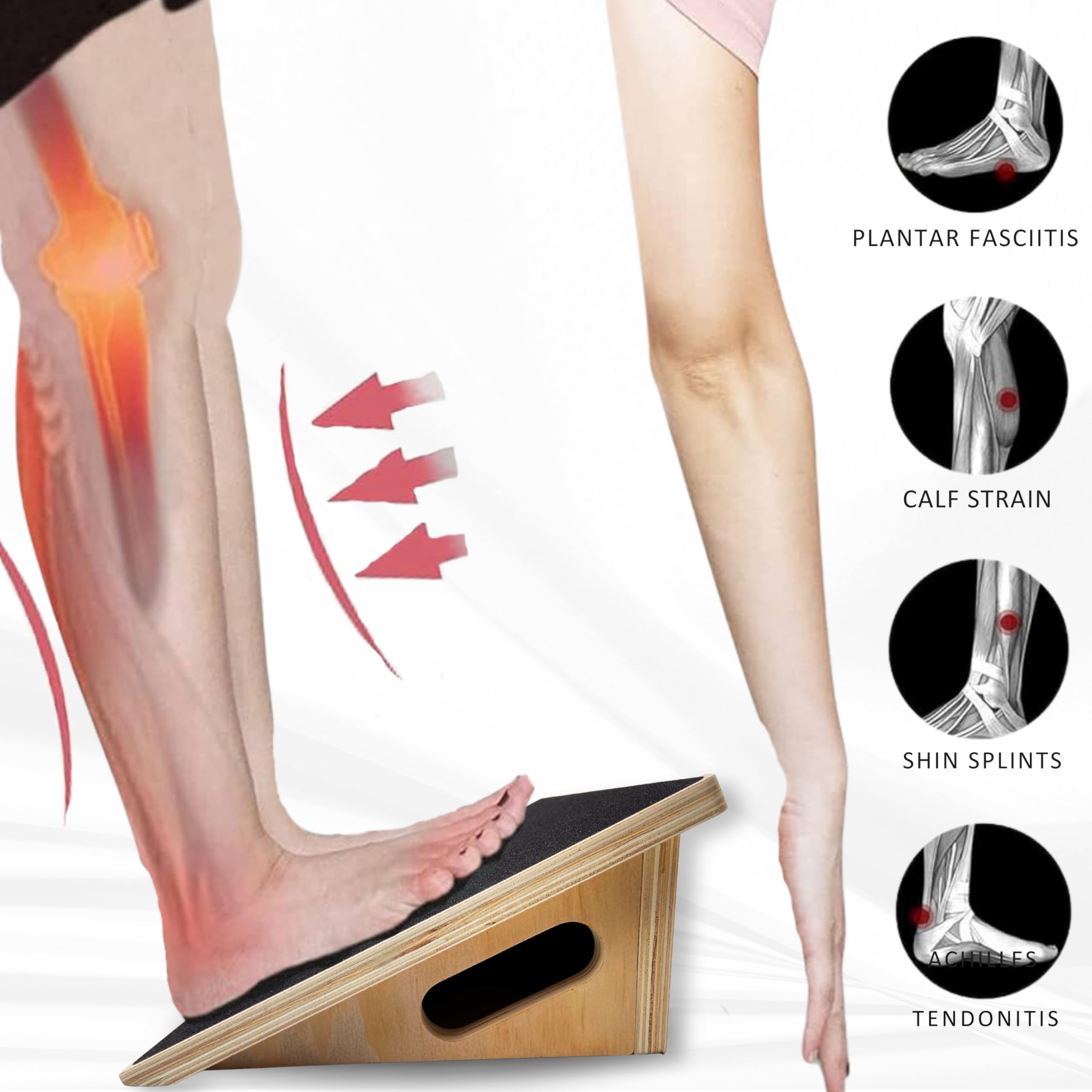 Slant Board INFIDEZ Premium 25-Degree - Knees Over Toes & ATG Training ...