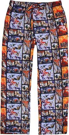 Marvel Comics Men's The Age of Marvel Superhero Pajama Pants with ...