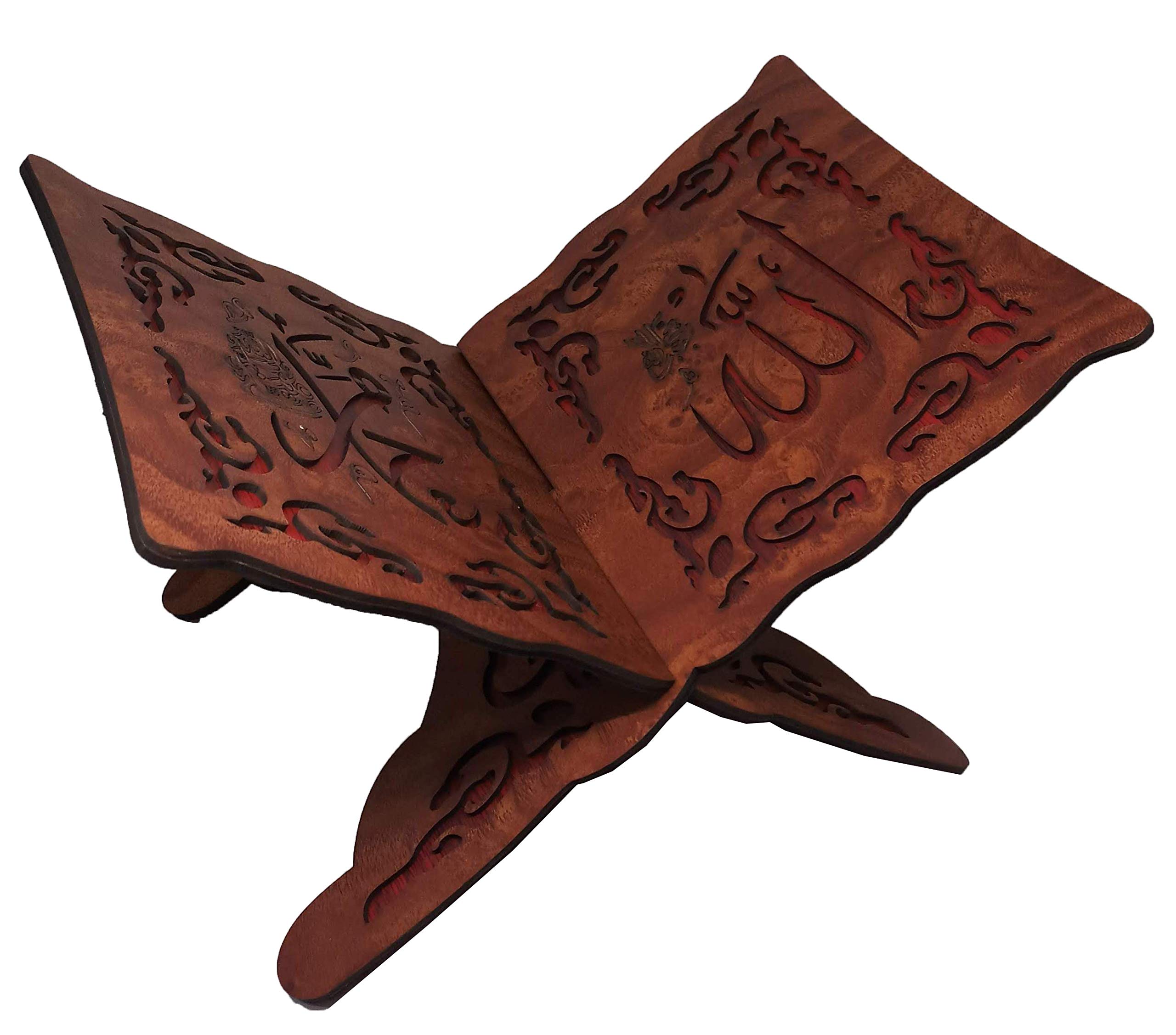 Buy Holy Al-Quran Thin Wooden Book Stand Rihal AMN-207 Chanting ...