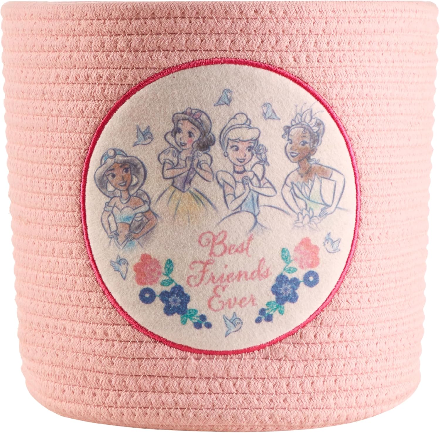 Amazon.com: Idea Nuova Disney Princess Rope Storage Organizer Basket ...