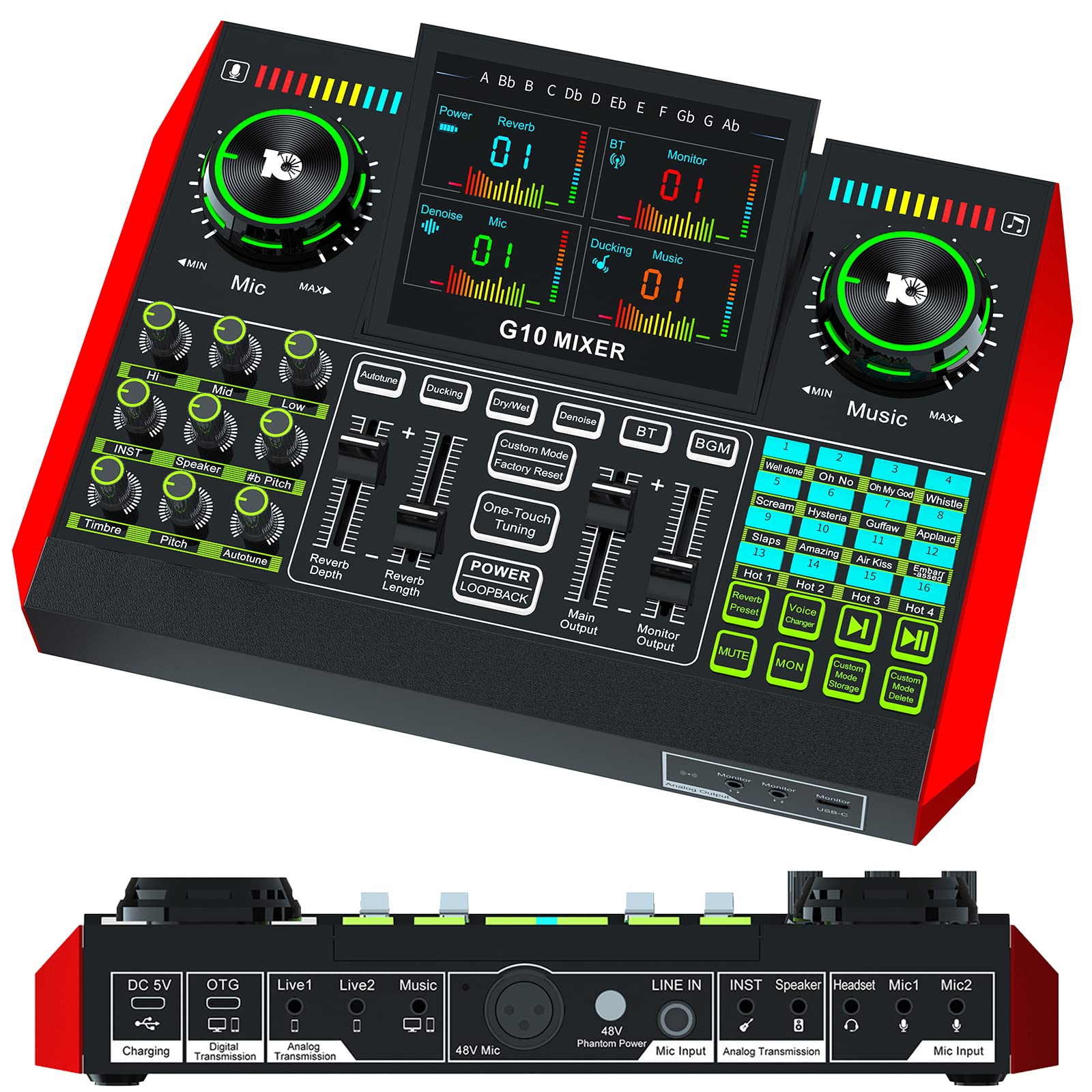 Audio Mixer, Sound Board For Pc/Phone Live Streaming Botswana