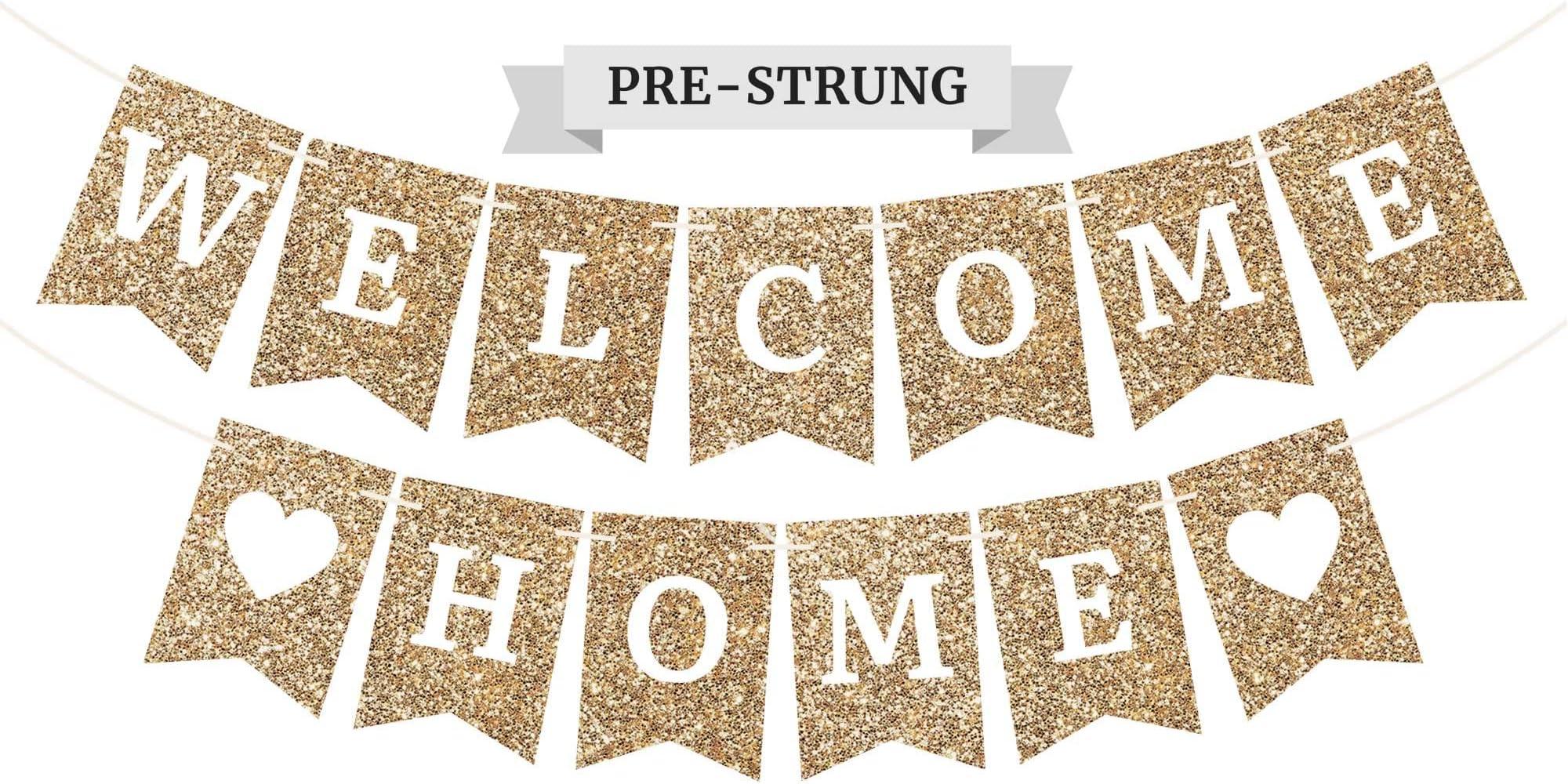 Amazon.com: Welcome Home Banner - Welcome Home Decorations - Welcome ...