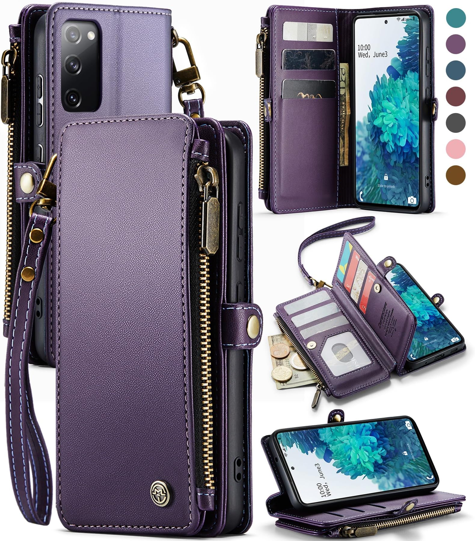 Amazon.com: Phone Case for Samsung Galaxy S20 FE 5G/S20 Fan Edition with Tempered Glass Screen ...