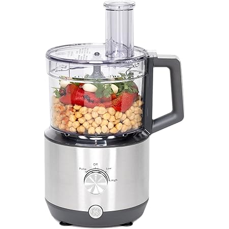 Amazon.com: GE Food Processor | 12 Cup | Complete With 3 Feeding Tubes ...