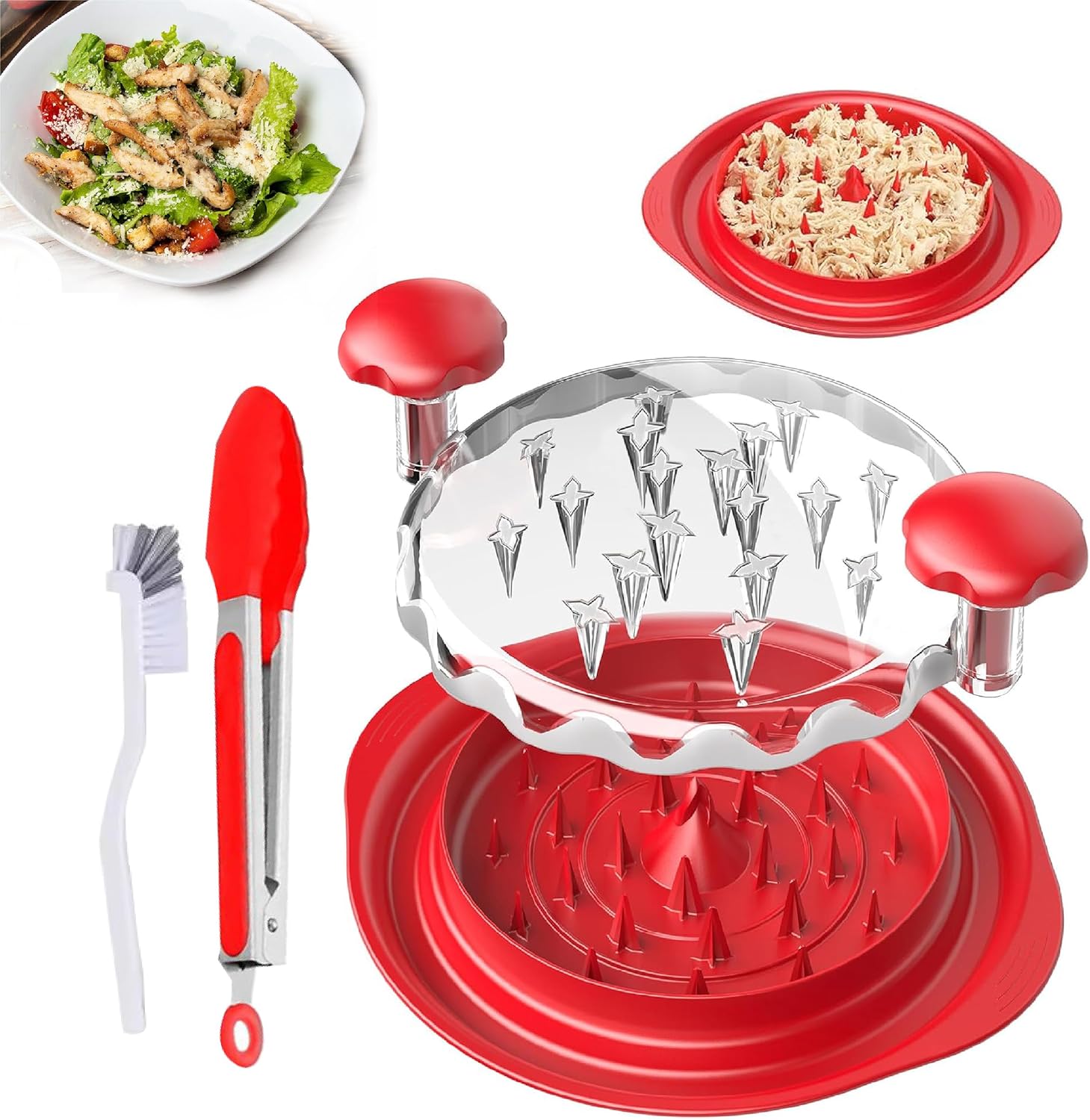 Amazon.com : Chicken Shredder- Large Chicken Breast Shredder Tool Twist ...