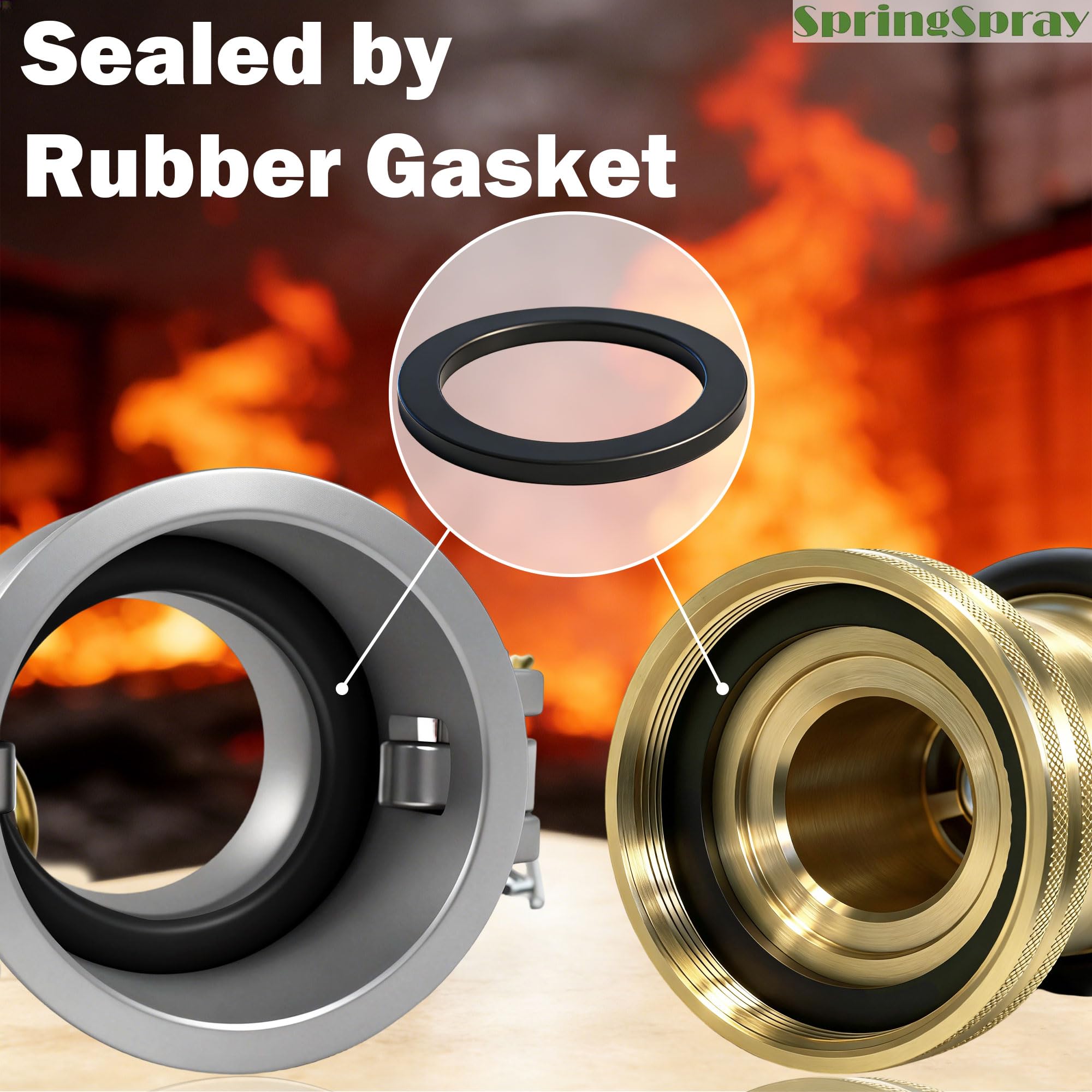 Snapklik.com : SpringSpray 2" NPSH Aluminum Camlock Fitting Coupling