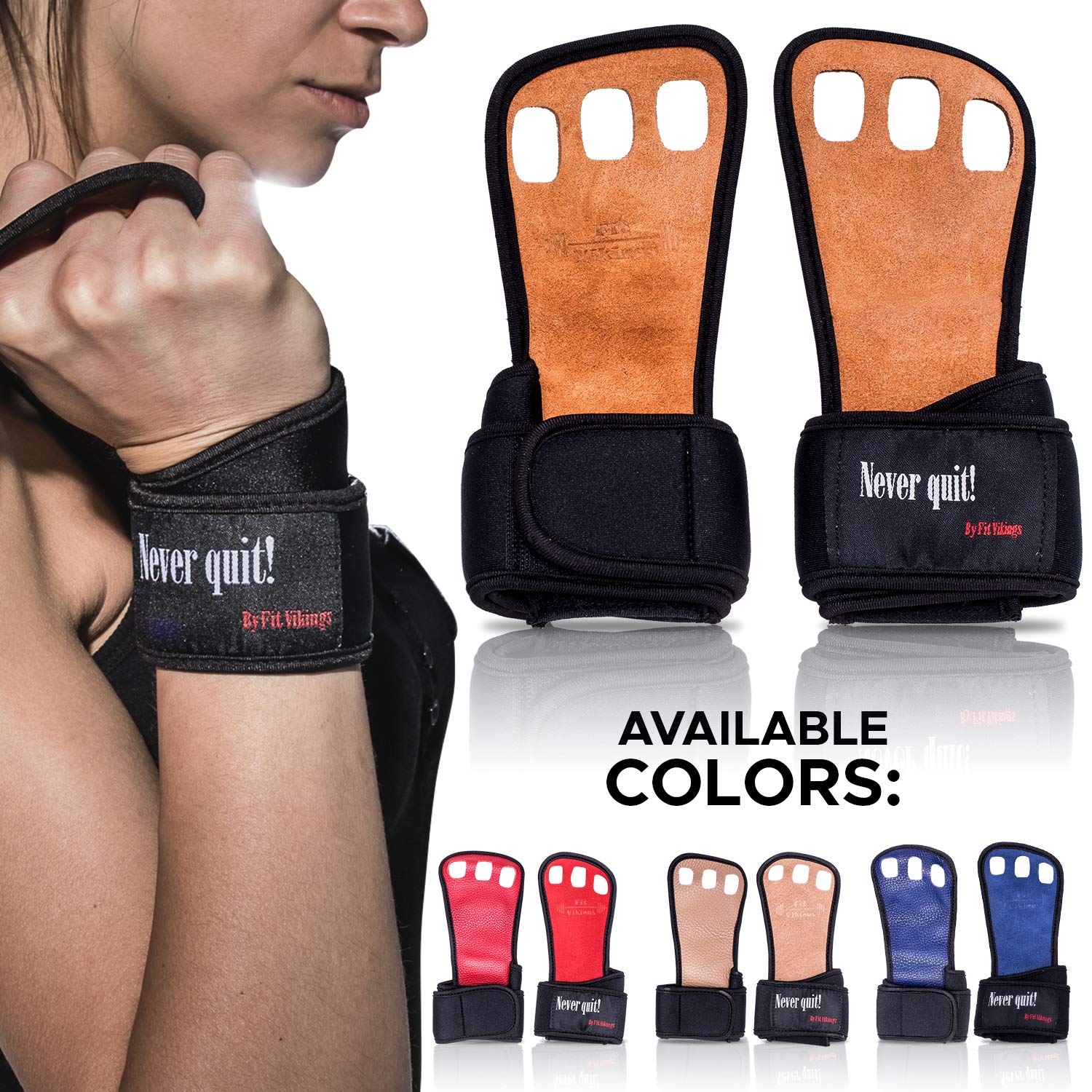Snapklik.com : Gymnastics Grips - Gloves For Crossfit - Pull Up Grips ...