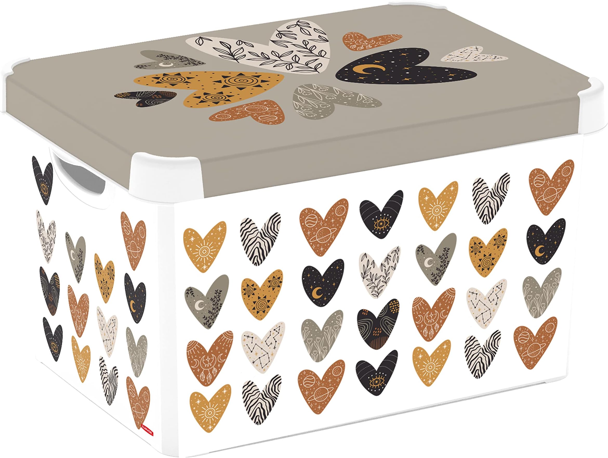 Curver Stockholm Deco Storage Box, 22 Litres - Celestial, Pink : Amazon ...