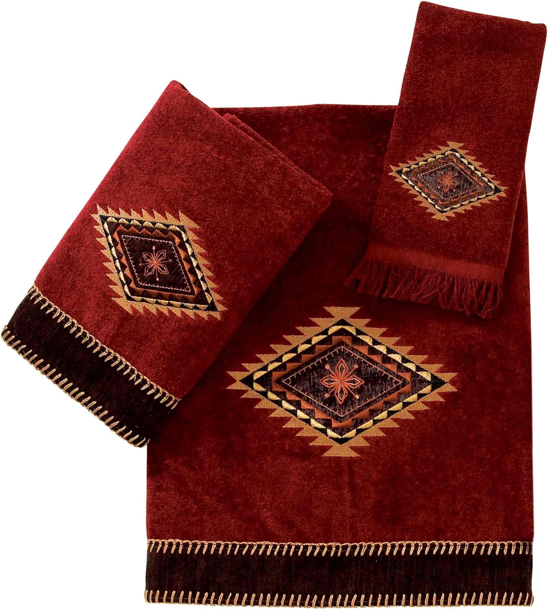 Amazon.com: Avanti Linens - 3pc Towel Set, Soft & Absorbent Cotton ...