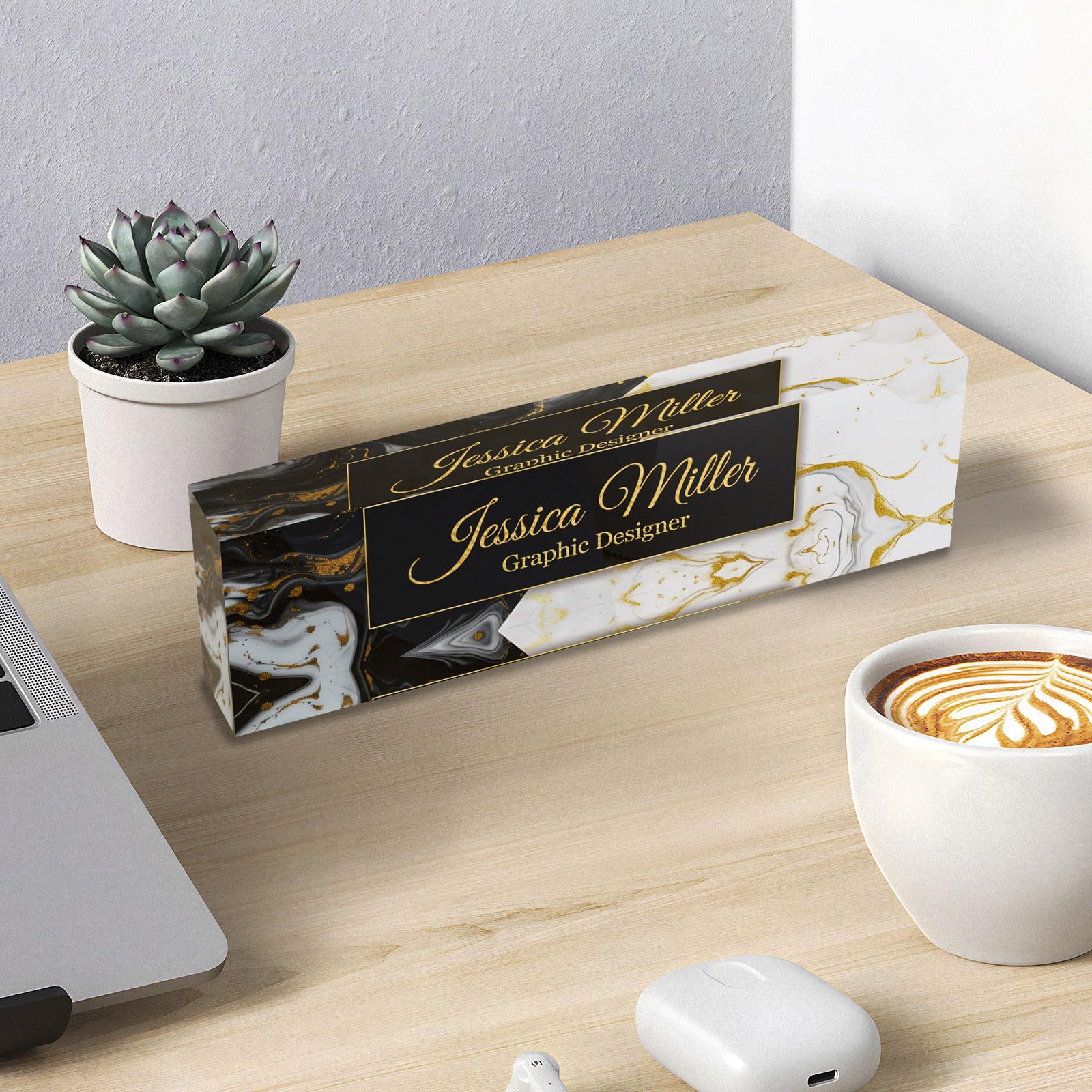 Printable Desk Name Plates Personalized Medical Desk Sign With Name ...