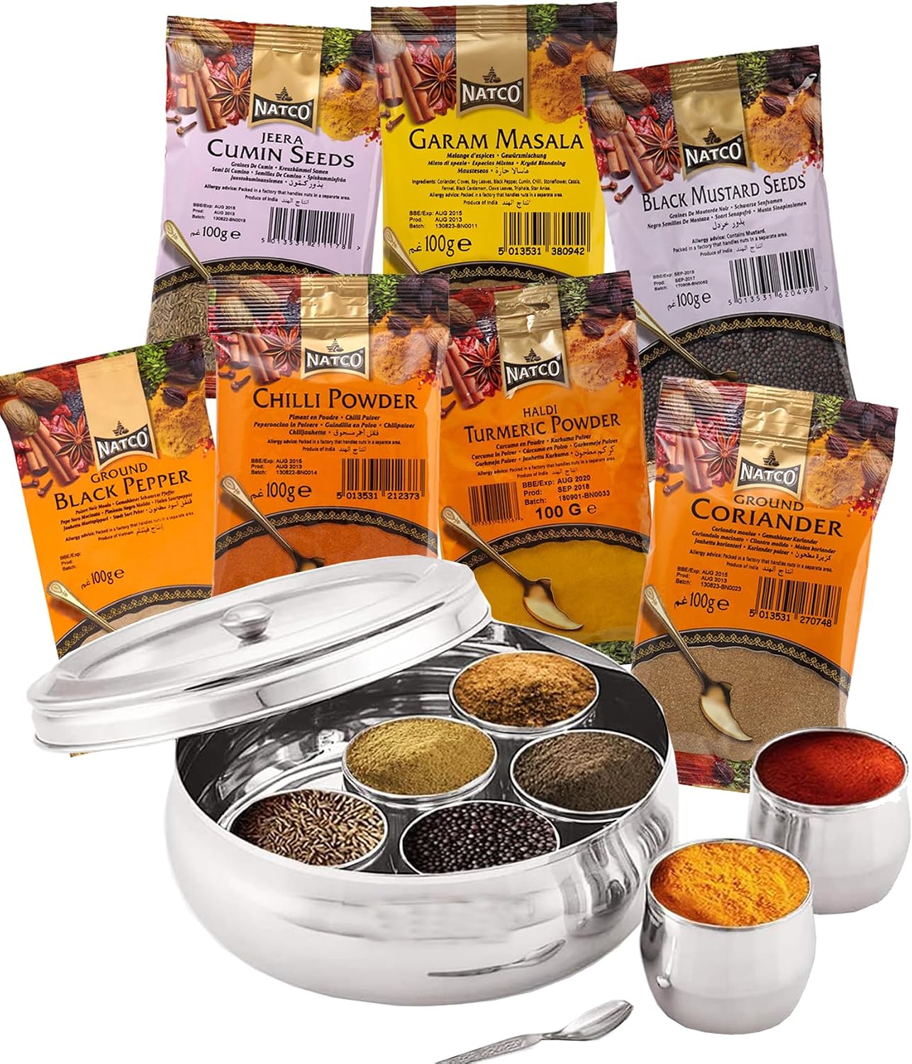 Essential Indian Spice Gift Set Spices for Cooking | Authentic ...