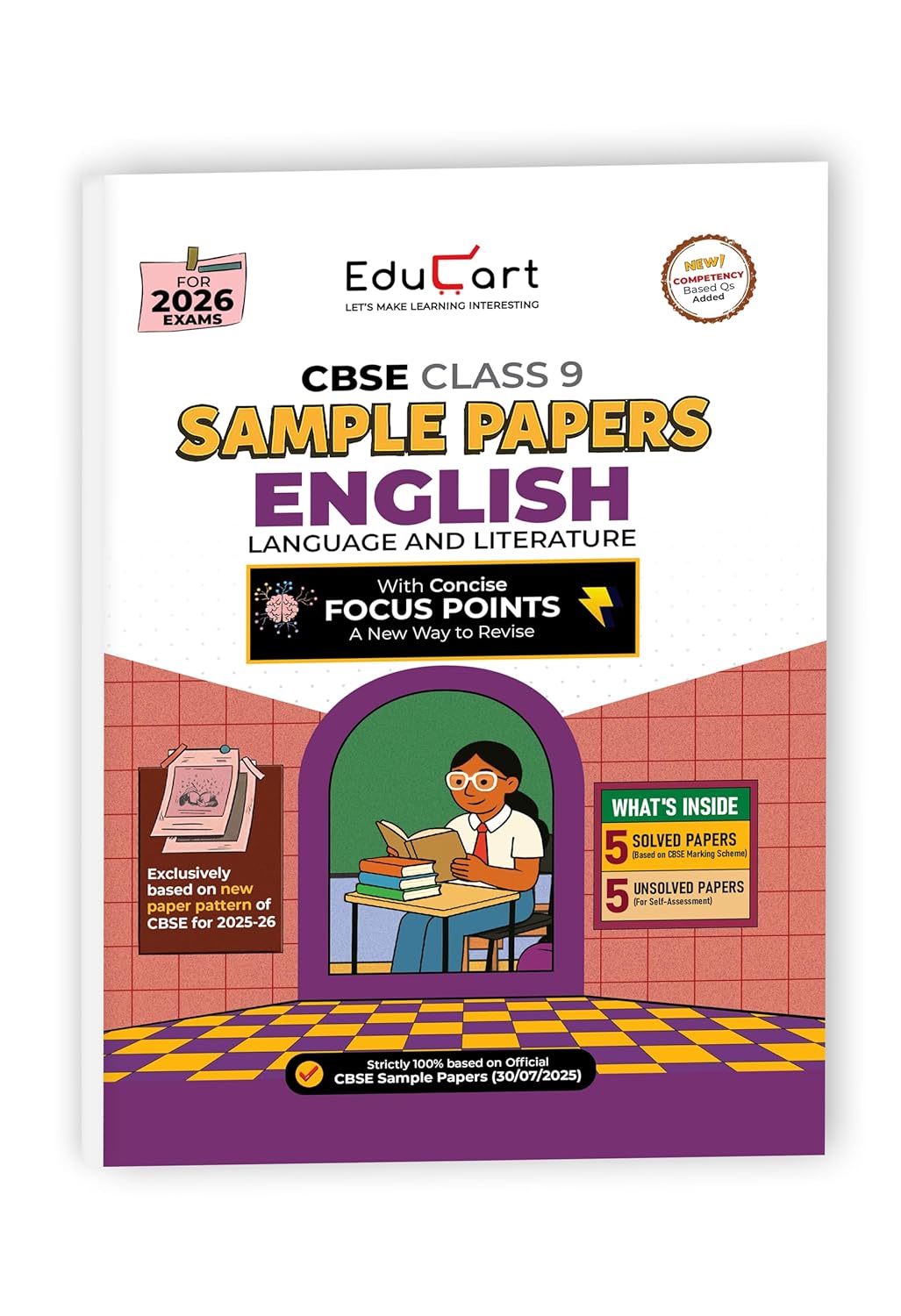 Educart CBSE Sample Paper Class 9 2025-26 English Language and ...