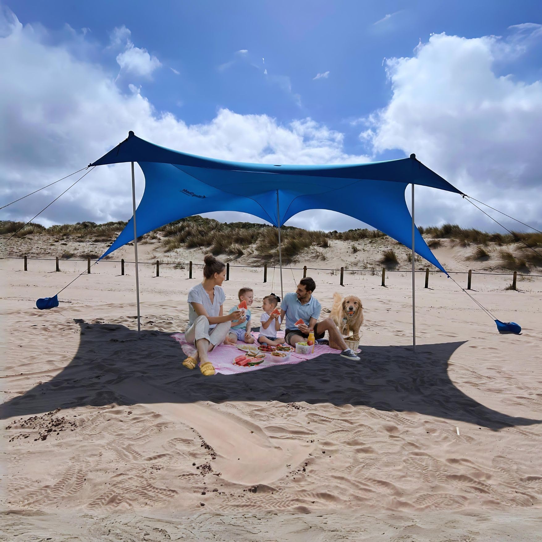 Amazon.com: Big Tuna Shades - Giant Windproof Portable Shade - 15' x 15 ...