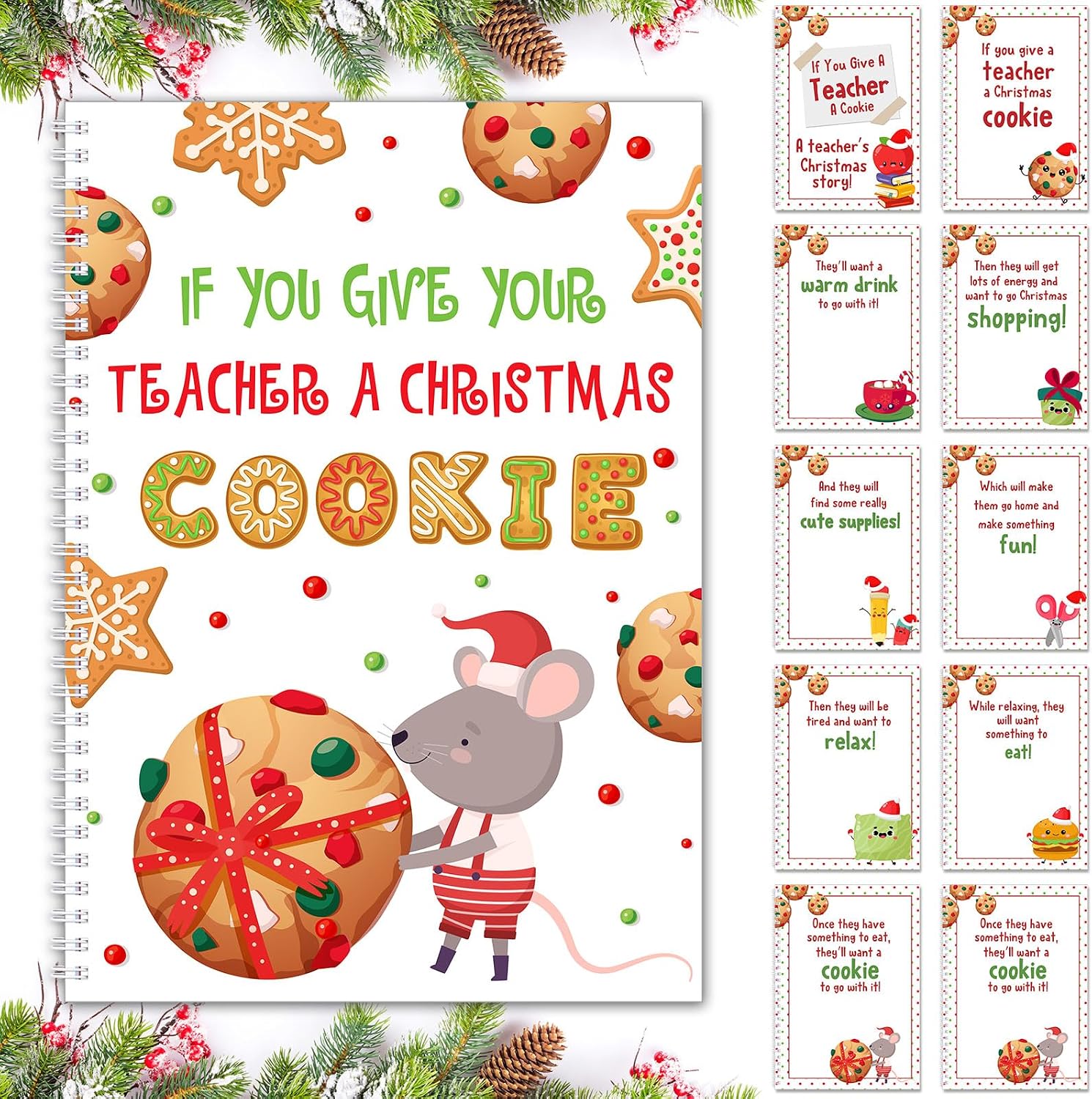 Amazon.com: Tellingyou 1 If You Give Your Teacher a Christmas Cookie ...