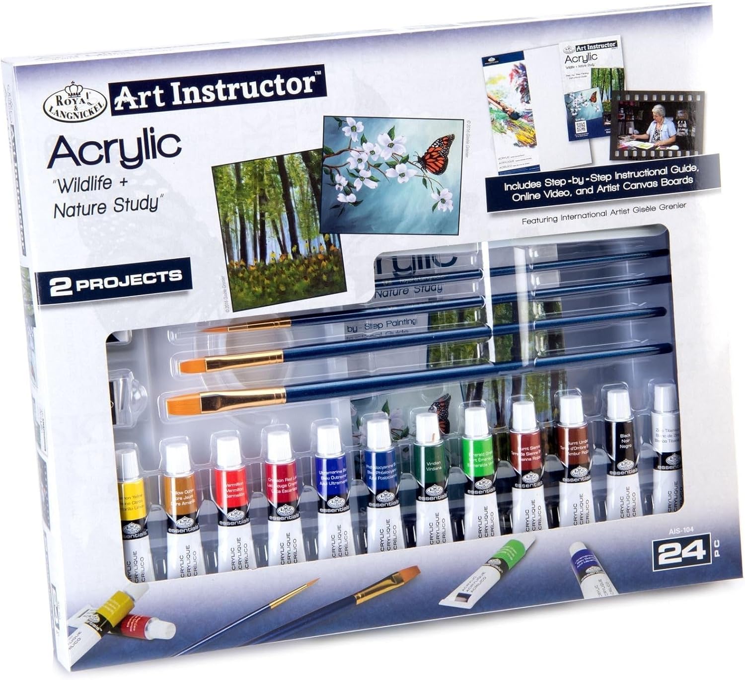 Royal & Langnickel Art Instructor Acrylic Set : Amazon.co.uk: Home ...