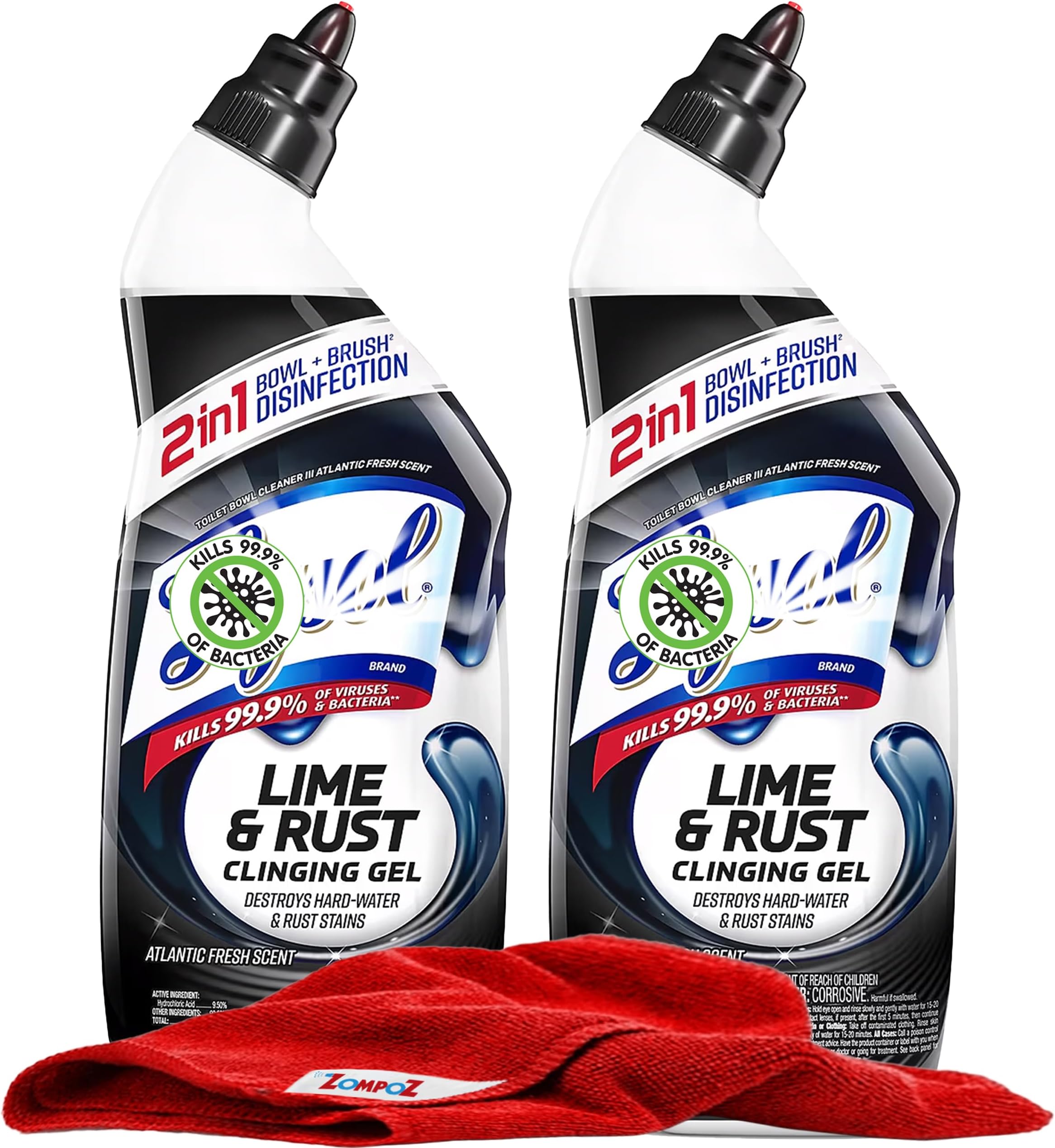 Amazon.com: Lysol Toilet Bowl Cleaner with Lime and Rust Remover, 24 Fl ...