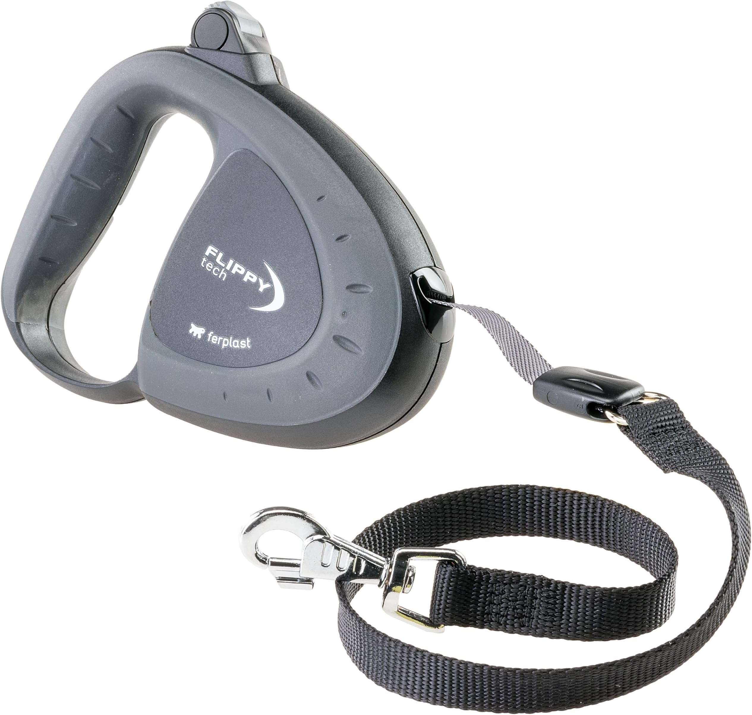 Ferplast Retractable Dog Lead for up to 25 kg Dogs, 3 m Strong Nylon ...