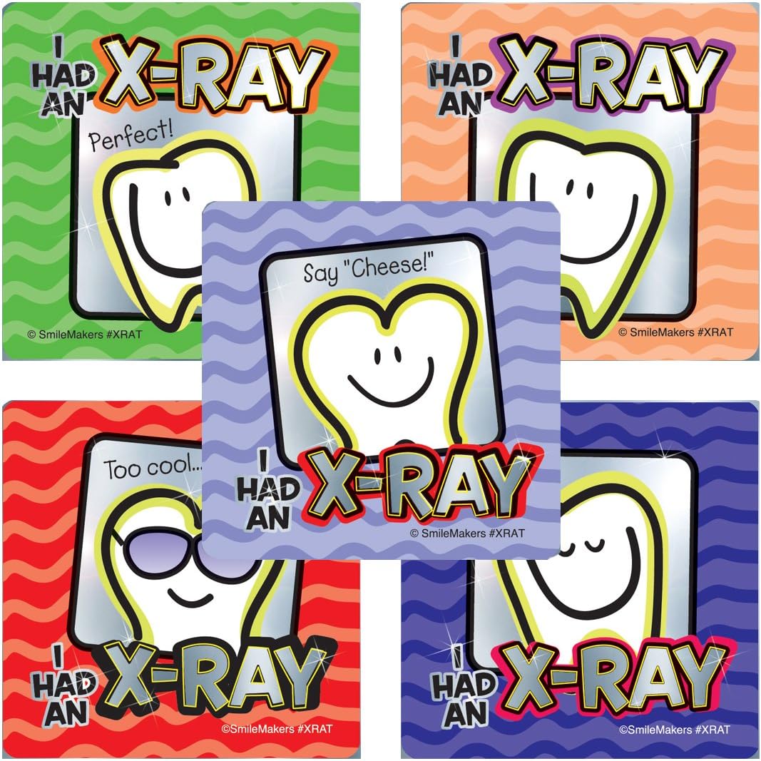 Dental X-ray Stickers - Prizes and Giveaways - 75 per Pack, Stickers ...