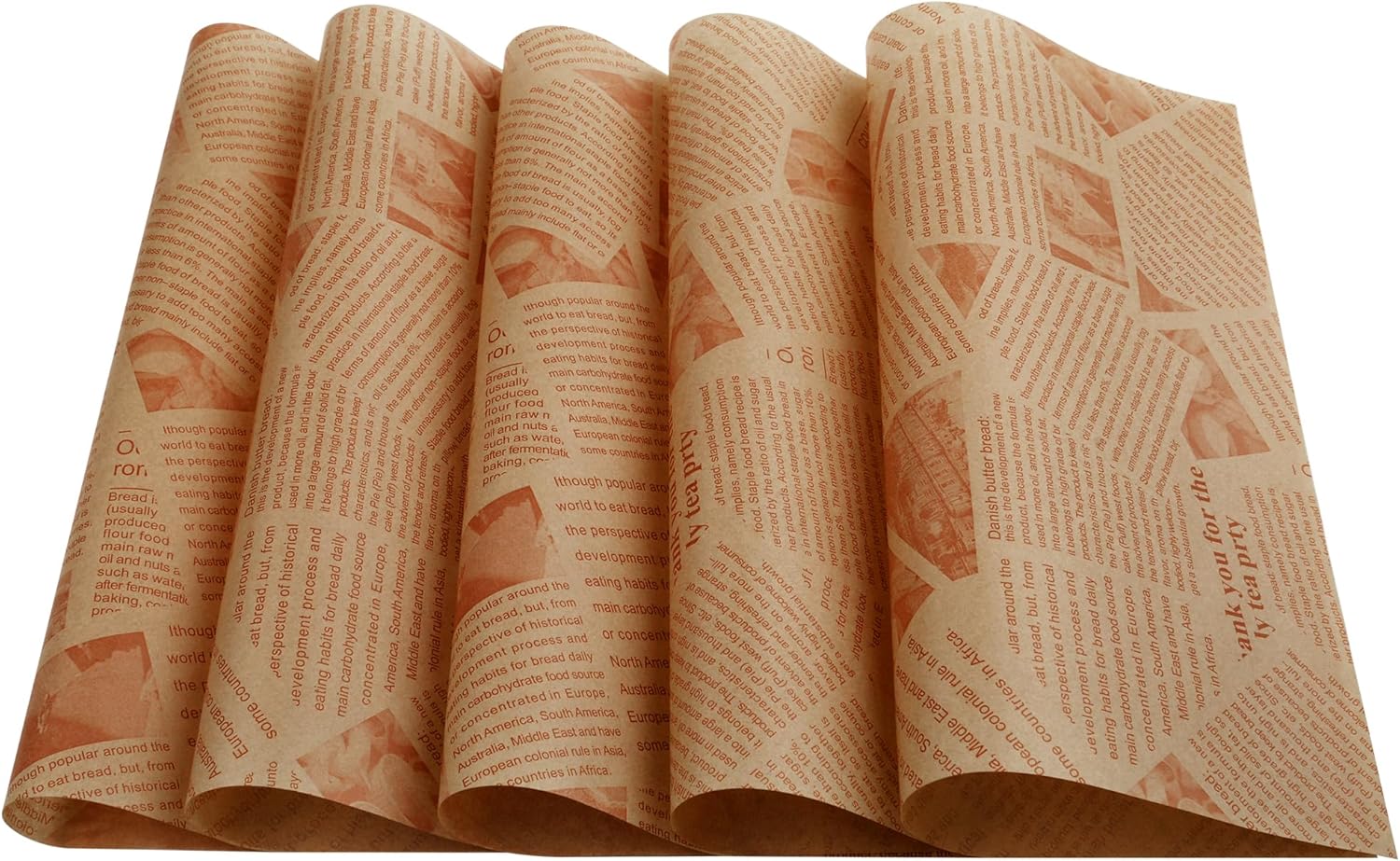 200 Greaseproof Paper Sheets for Food Basket & Plate Liners 12 x 12 ...