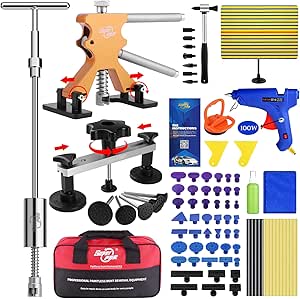 Amazon.com: AUTOPDR 89Pcs Paintless Dent Repair Kit - Dent Puller Kit ...