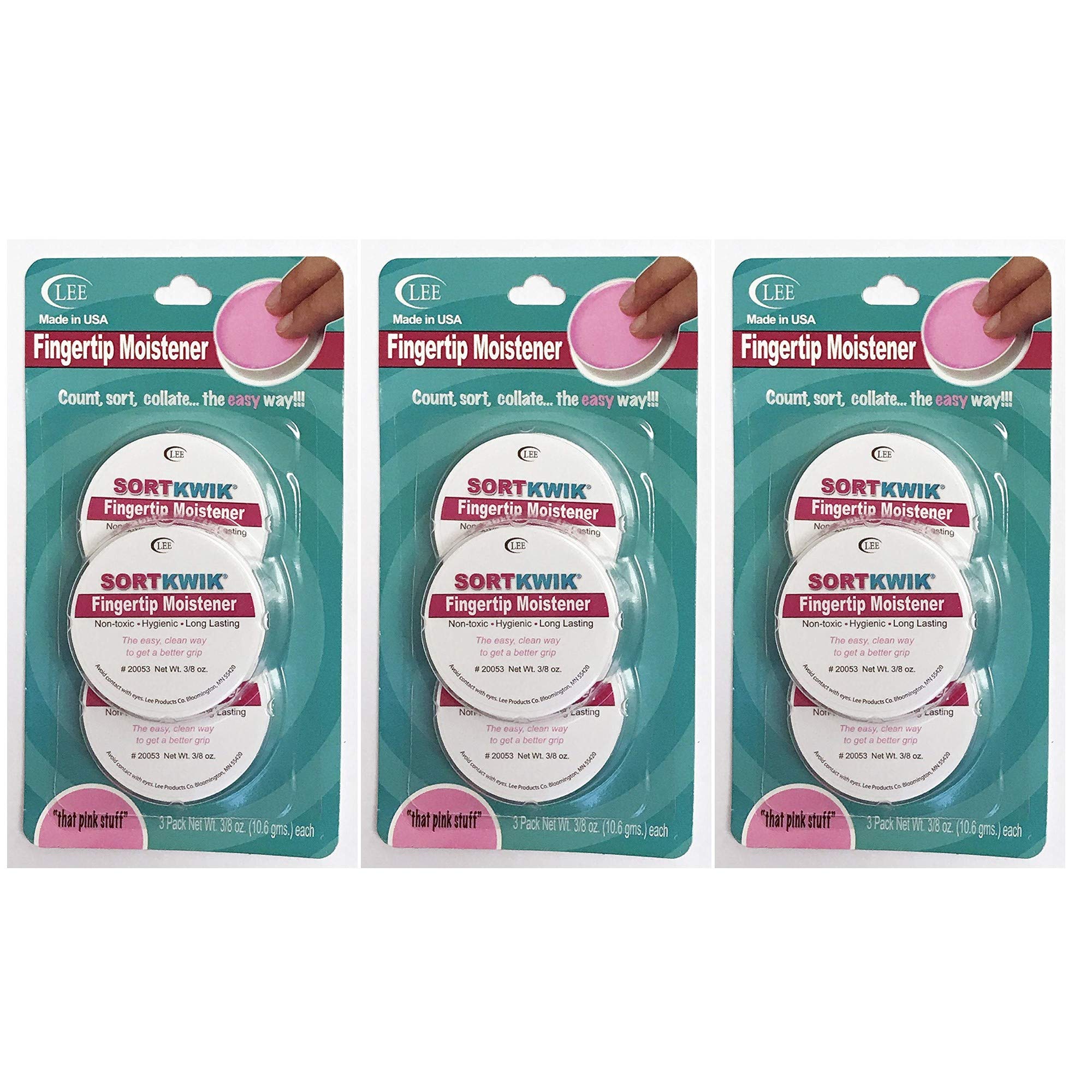 LEE 20053 Sortkwik Fingertip Moisteners (9) : Amazon.co.uk: Stationery ...