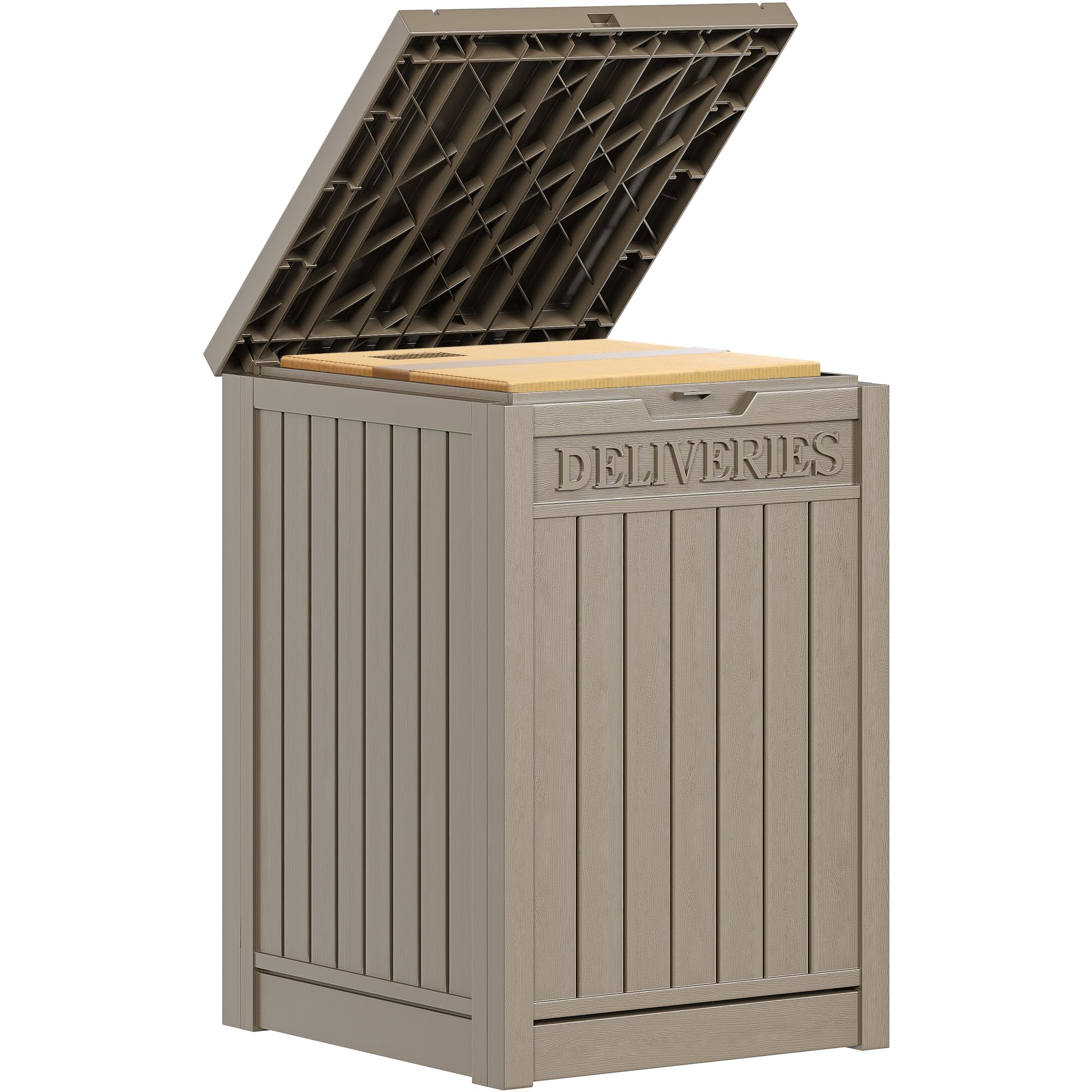 Amazon.com: YITAHOME Outdoor Storage Box 48 Gallon, Secure Lockable ...