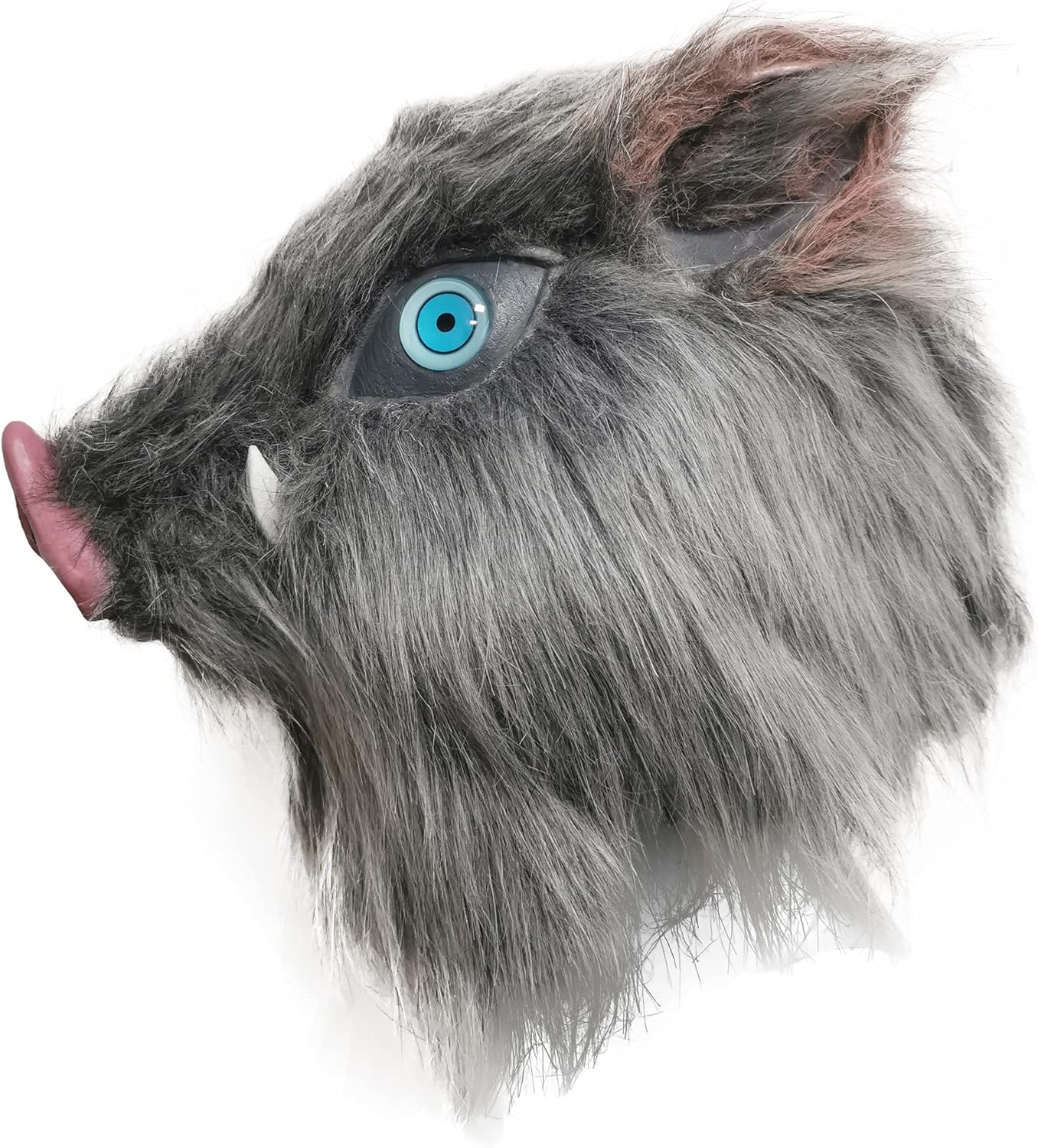 Amazon.com: Zzyvynxor Hashibira Inosuke Latex Mask Anime Cosplay Boar ...