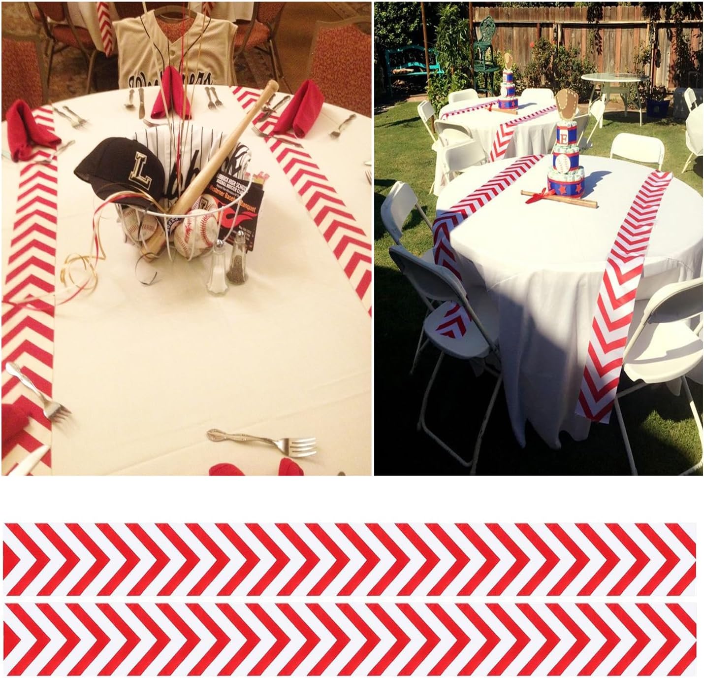 Amazon.com: Baseball Table Runner/Baseball Party Decorations/Baseball ...
