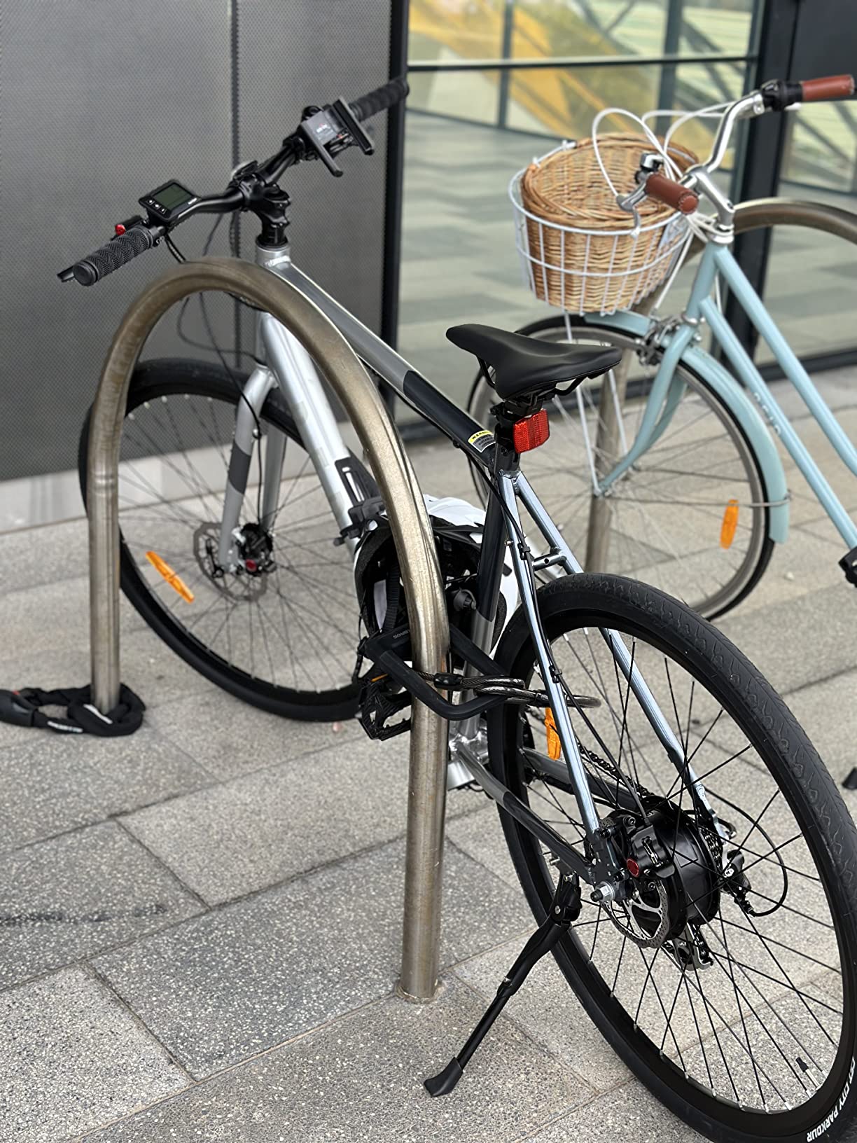 ROCKBROS Bike U Lock, Heavy Duty Anti Theft Bike U Lock with Cable ...