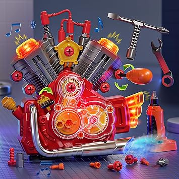 Amazon.com: Jovow Engine Building Kit, Kids Mechanic Toys for ...