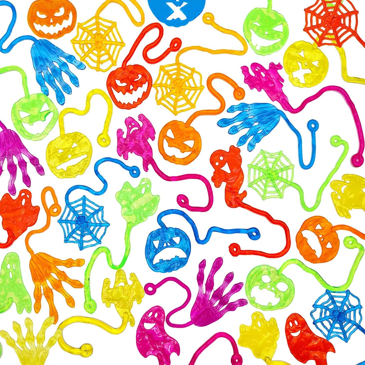 Amazon.com: GQYAYQG 50Pcs Halloween Sticky Hands Party Favors For Kids ...