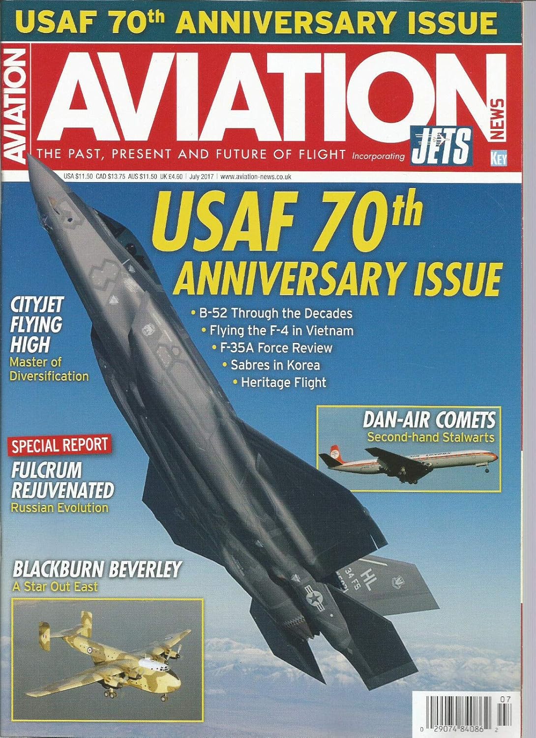 AVIATION NEWS MAGAZINE JULY 2017 USAF 70TH ANNIVERSARY ISSUE: AVIATION ...
