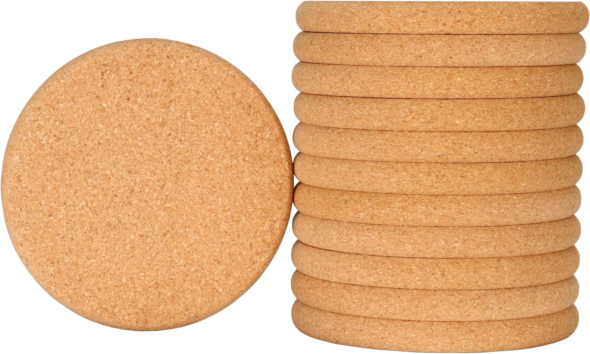 Amazon.com: Maxcheck 36 Set Thick Cork Coasters Wedding Favors, 4 Inch ...