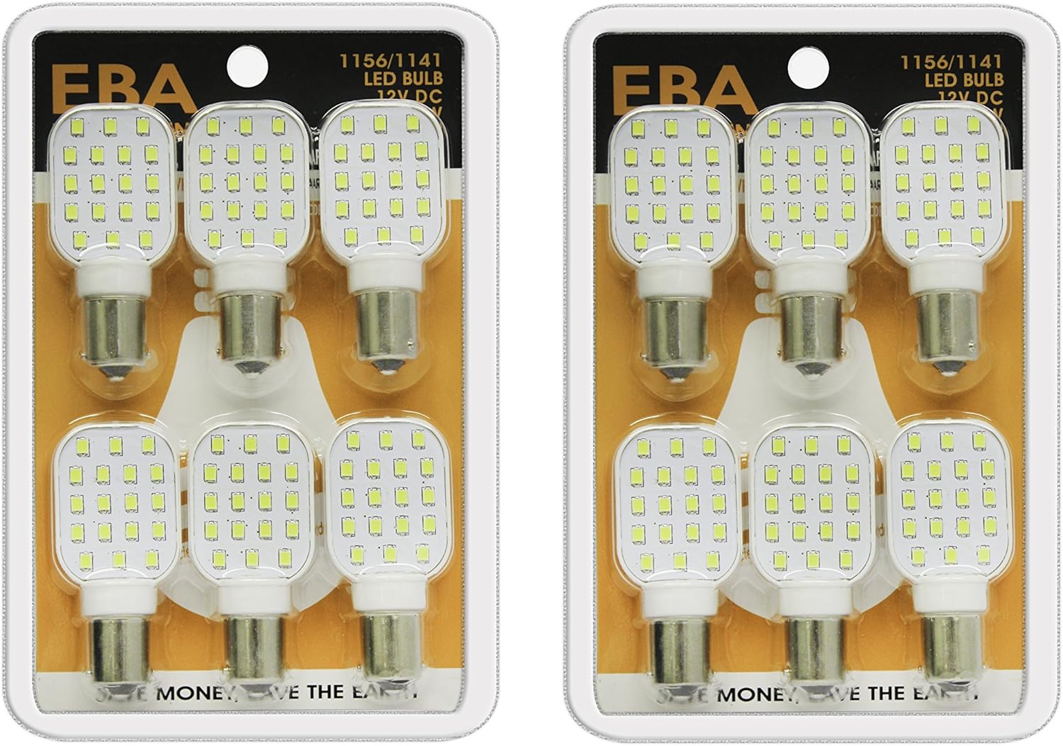 Amazon.com: EBA LED 6 PK X Replacement Bulb 1156/1141 Base Tower 12V DC ...
