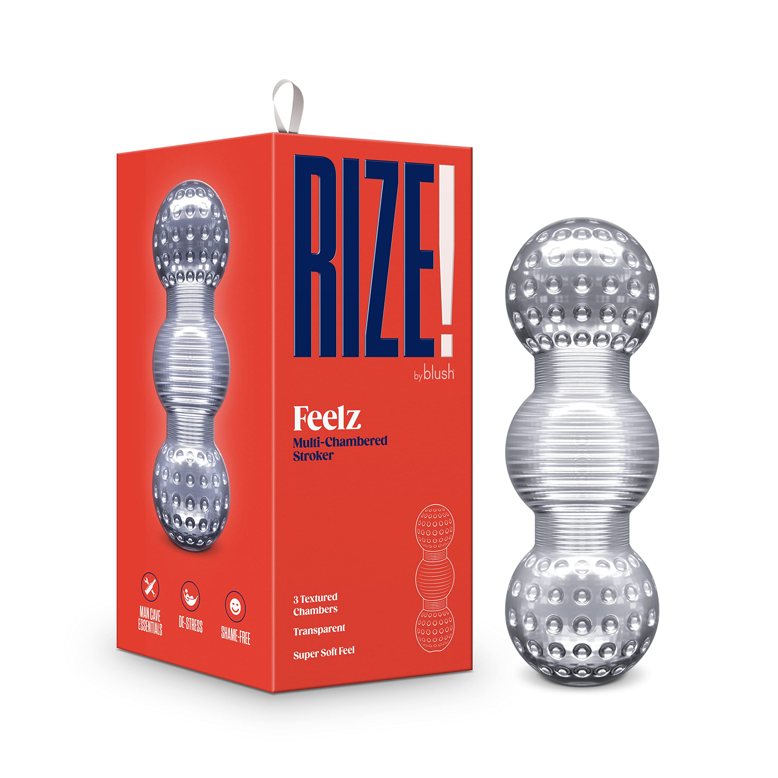 Amazon.com: Blush Novelties Rize: Feelz - 5.5 inch Male Masturbator - 3 ...